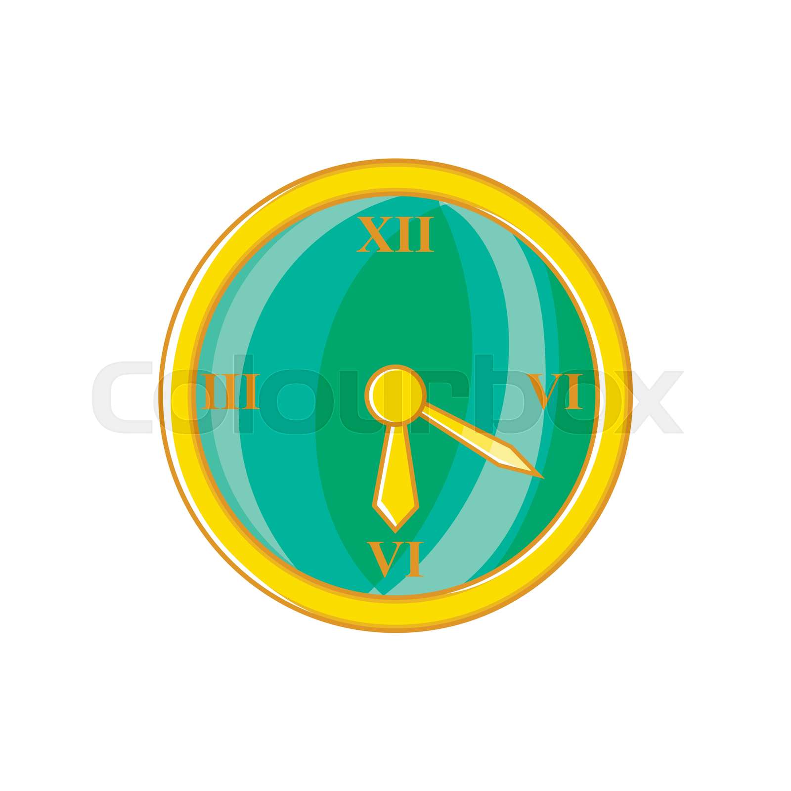 wand, uhr, icon | Stock-Vektor | Colourbox