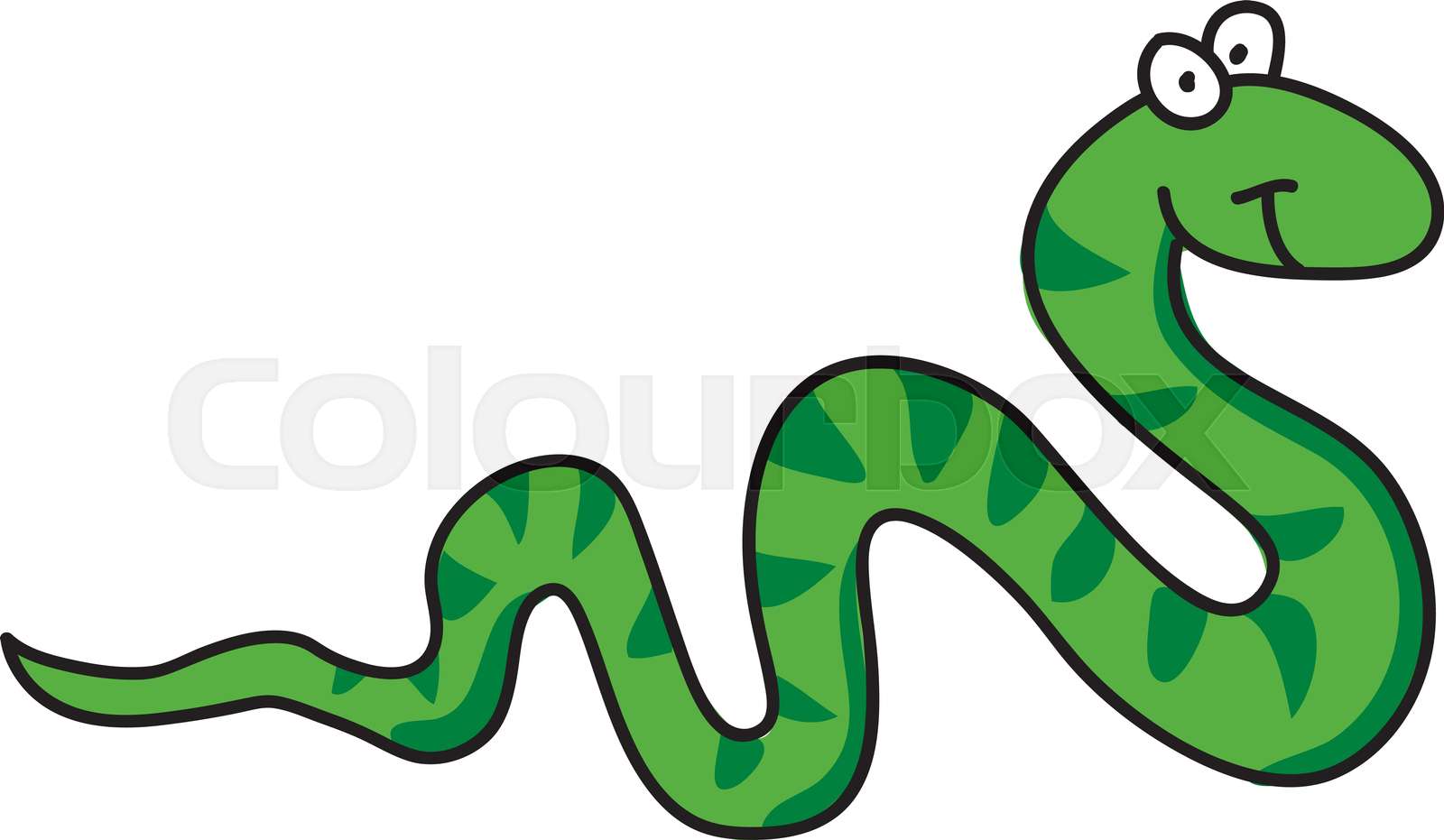Slange | Stock vektor | Colourbox