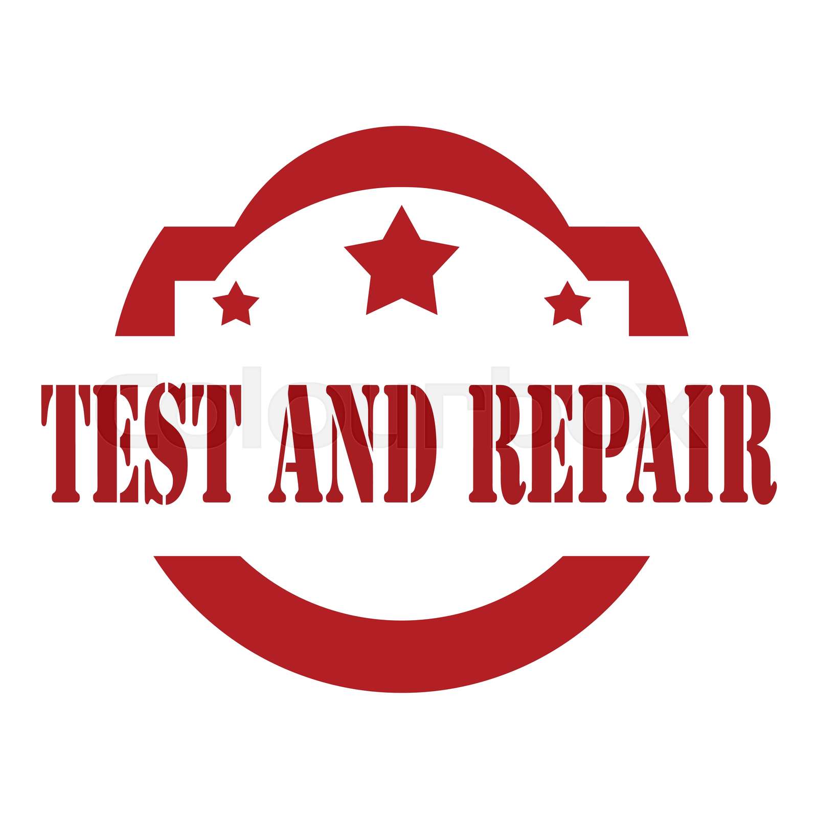 Test and Repair | Stock vector | Colourbox