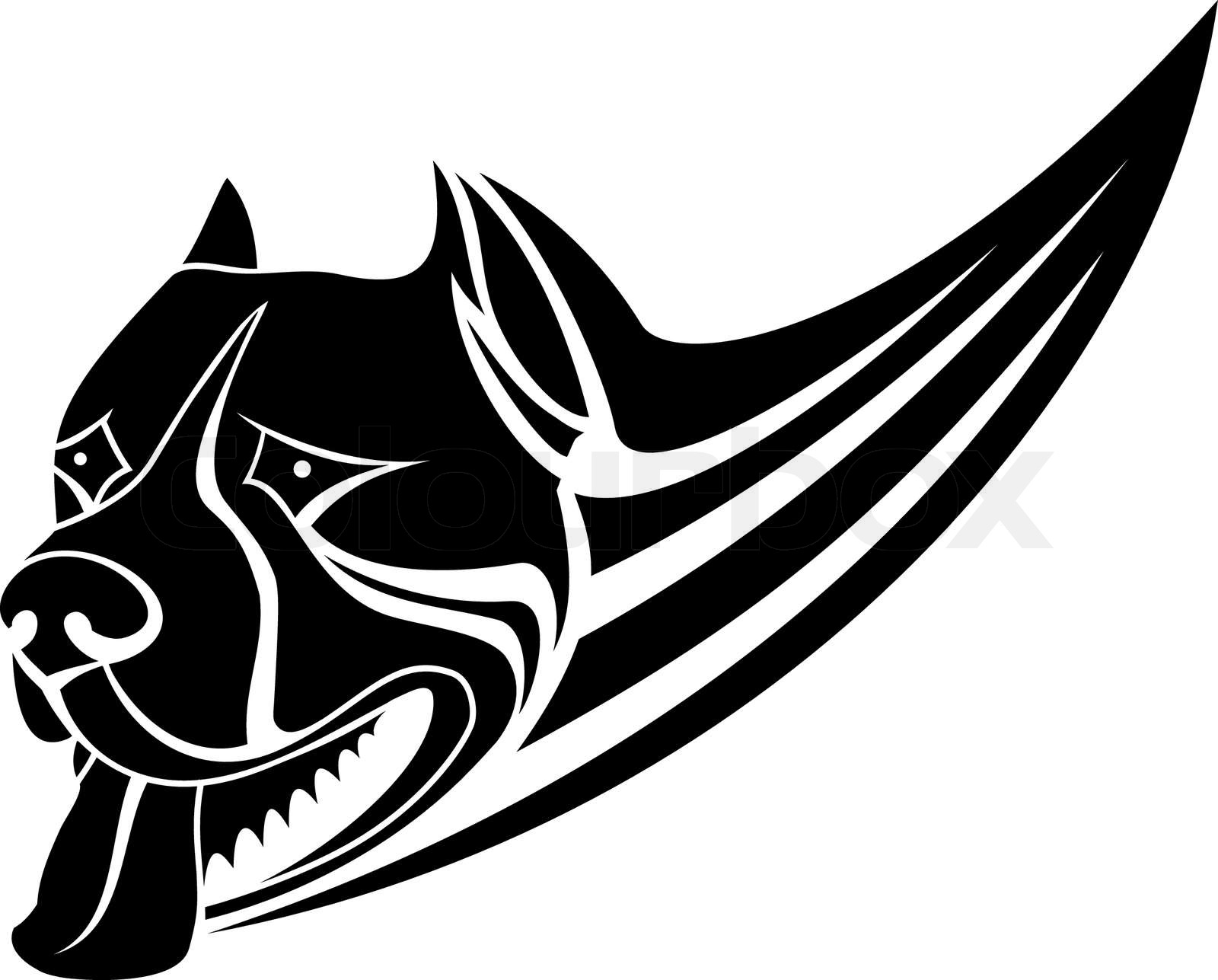 Guard dog as a mascotl or emblem | Stock vector | Colourbox