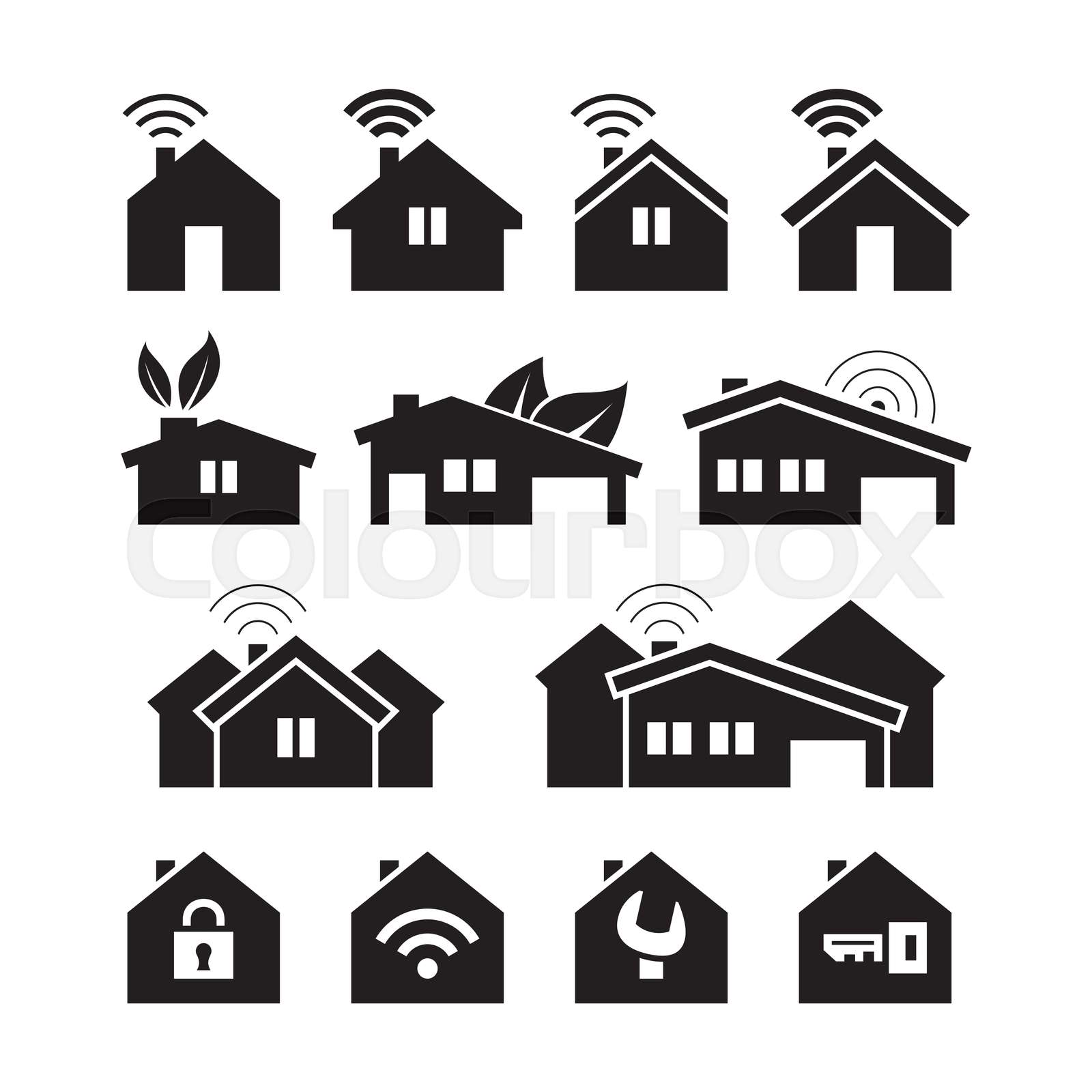 house icon | Stock vector | Colourbox