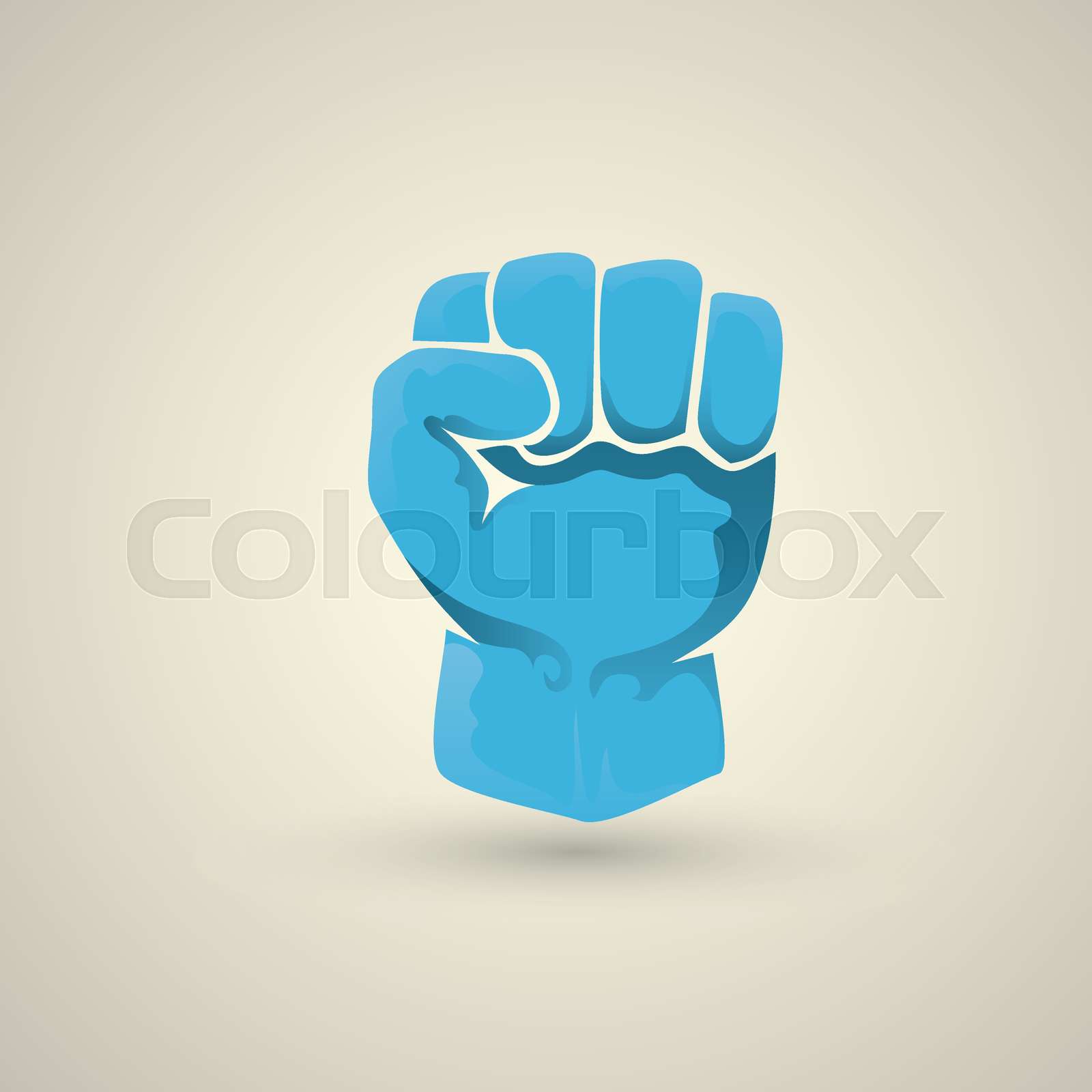 freedom concept. vector fist icon | Stock vector | Colourbox