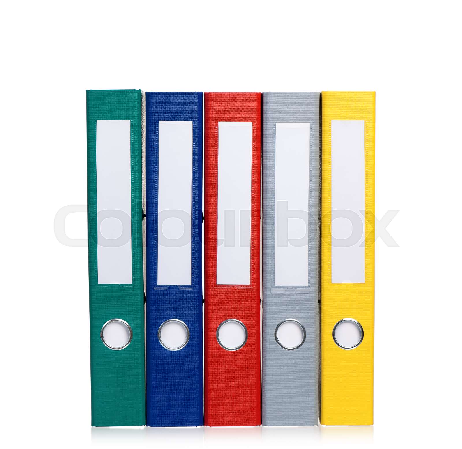 Colorful file folders | Stock image | Colourbox