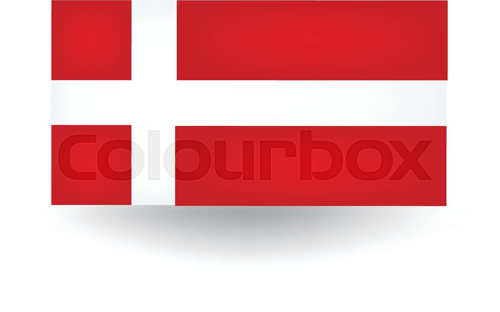 Denmark Flag | Stock vector | Colourbox