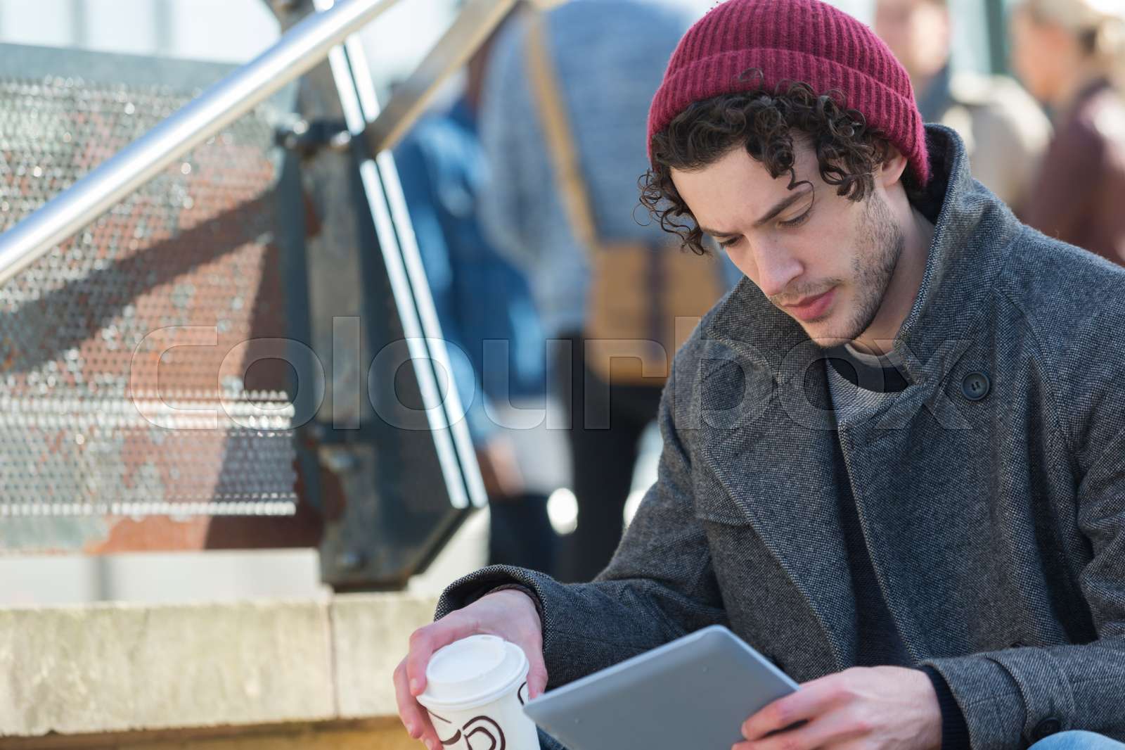 Taking a well deserved break | Stock image | Colourbox