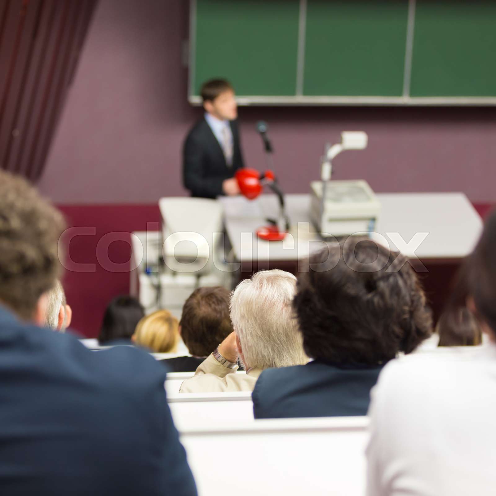 Lecture at university. | Stock image | Colourbox