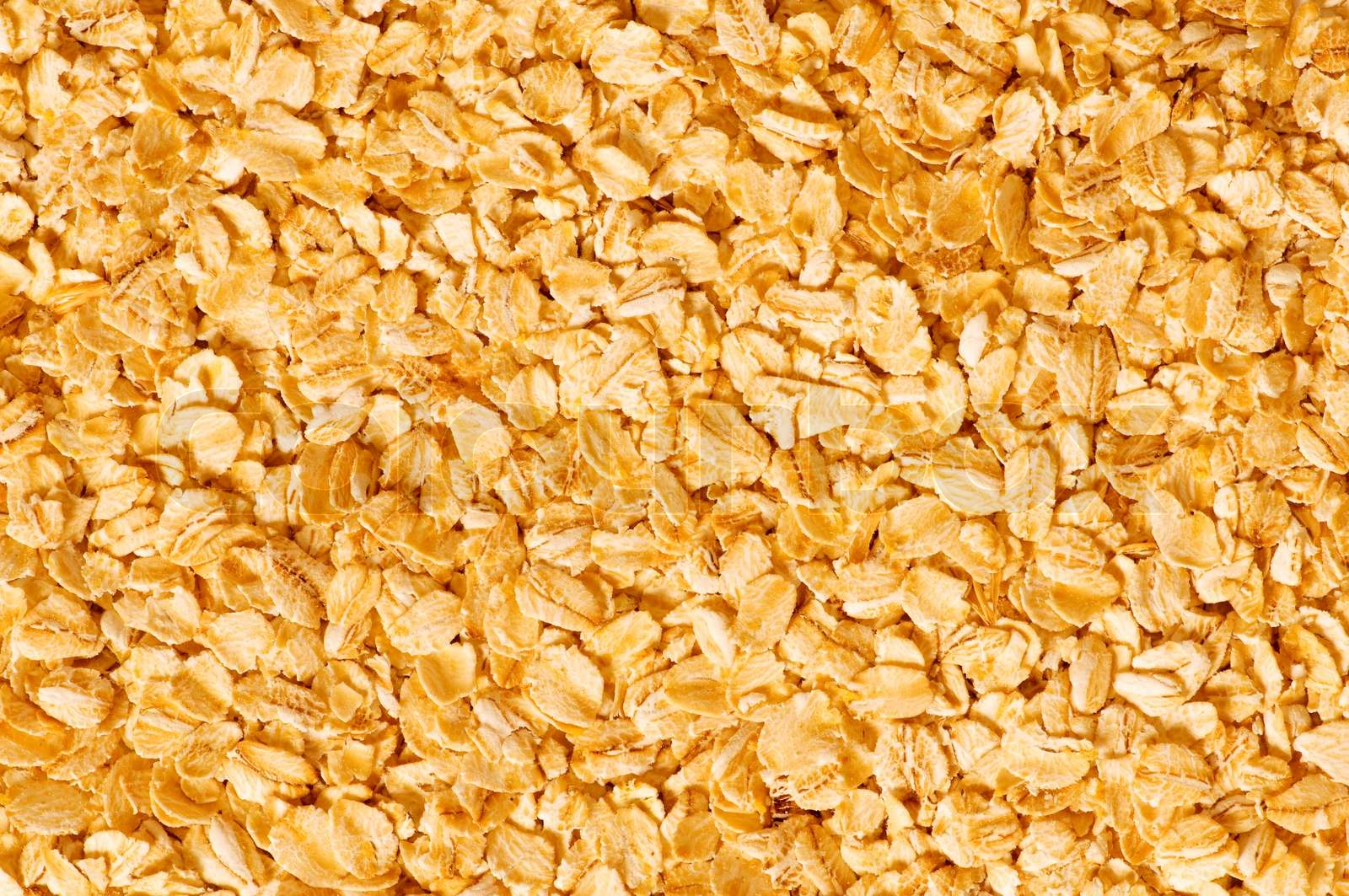 Background with yellow cereal flakes | Stock image | Colourbox