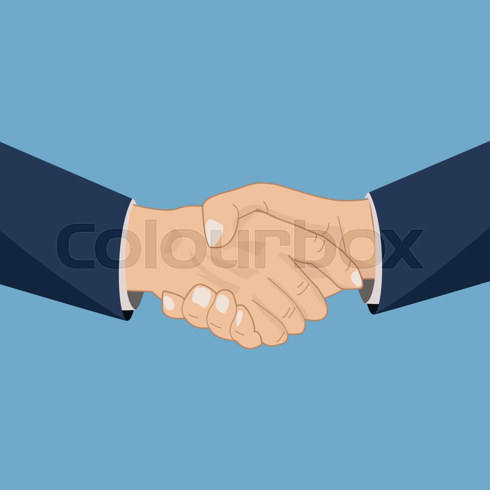 Handshaking | Stock vector | Colourbox