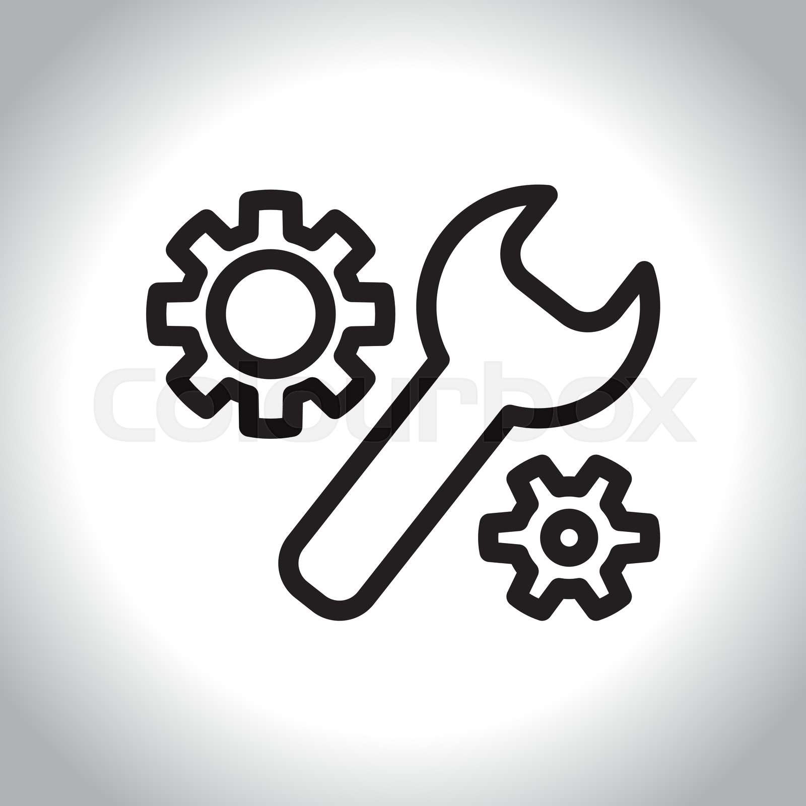 icon, technik, fertigung | Stock-Vektor | Colourbox