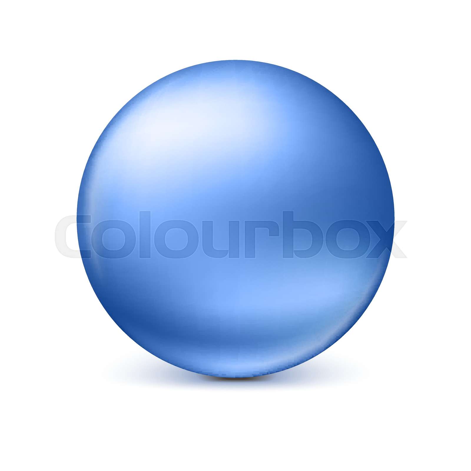 Sphere isolated on white. | Stock vector | Colourbox