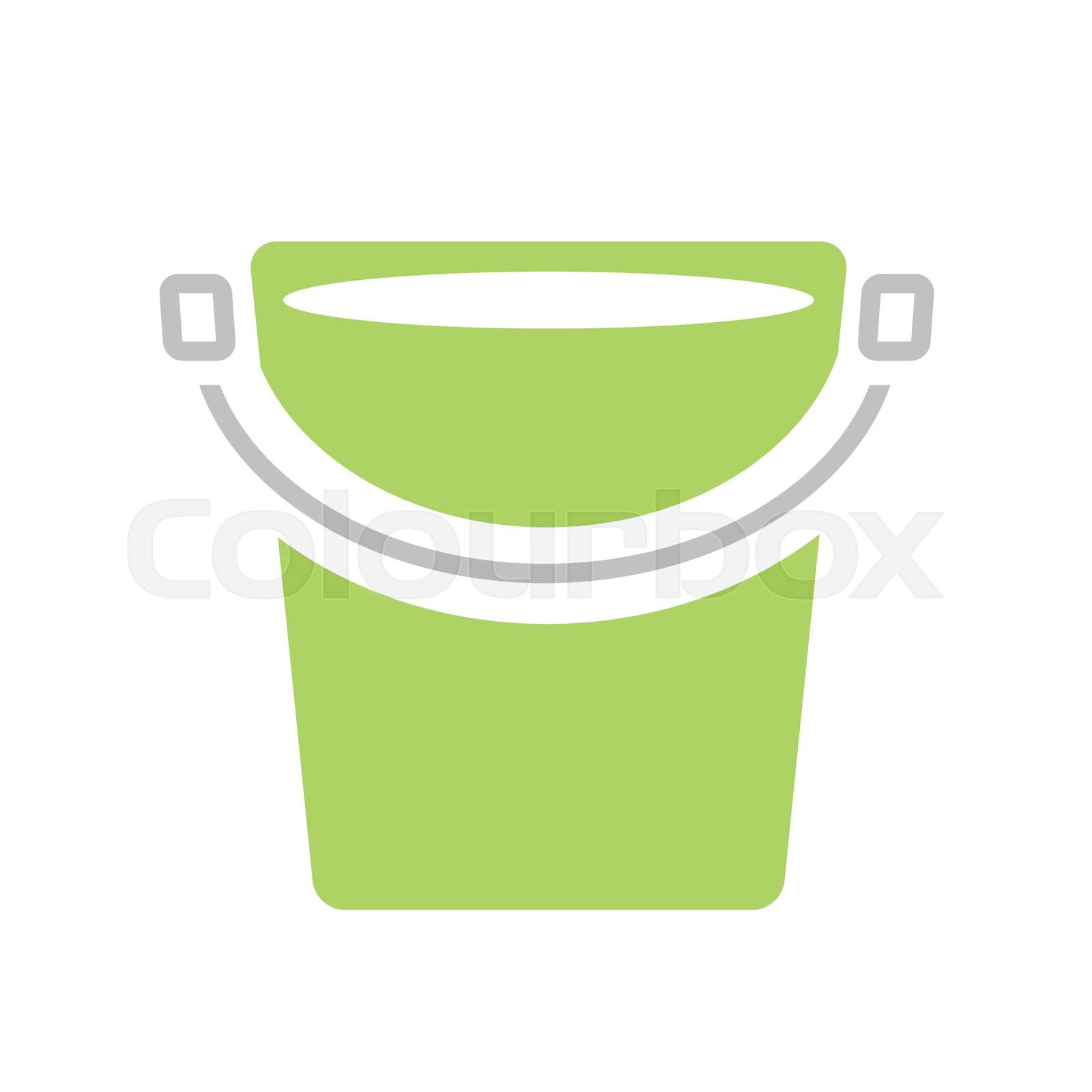 Have spand vektor ikon i grønne og grå farver | Stock vektor | Colourbox