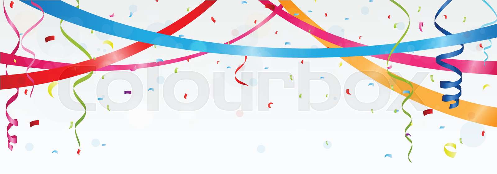 Birthday and celebration banner | Stock vector | Colourbox