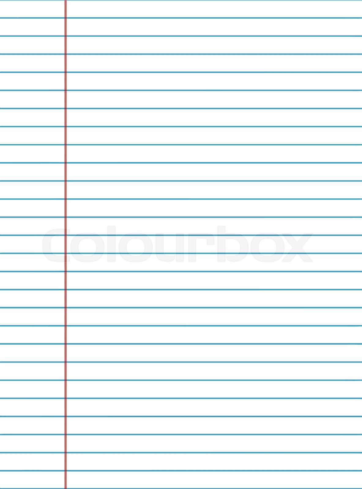 Exercise book paper texture | Stock vector | Colourbox