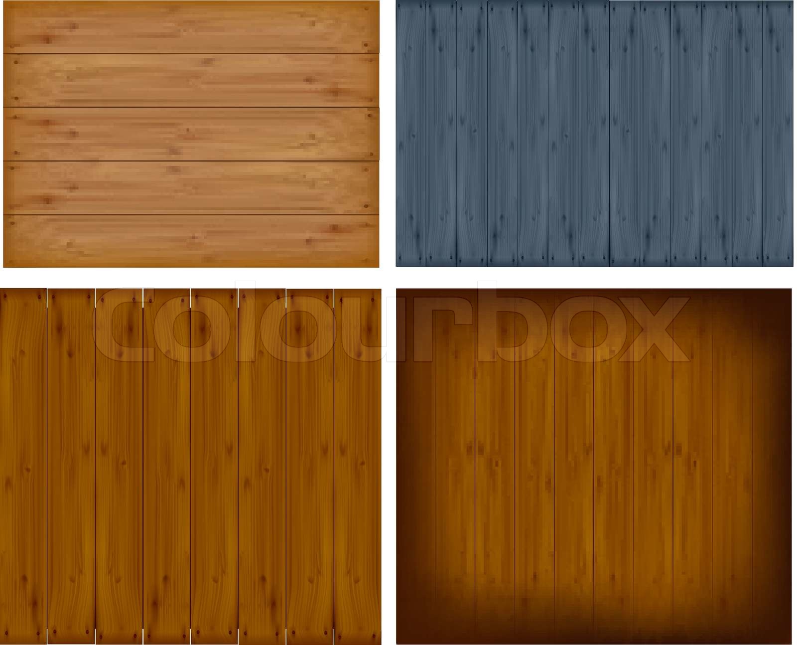 Set with wall panels. Vector illustration | Stock vector | Colourbox