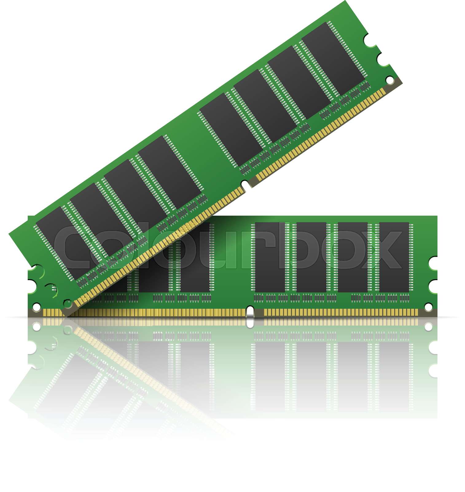 datenspeicher, arbeitsspeicher, computer | Stock-Vektor | Colourbox