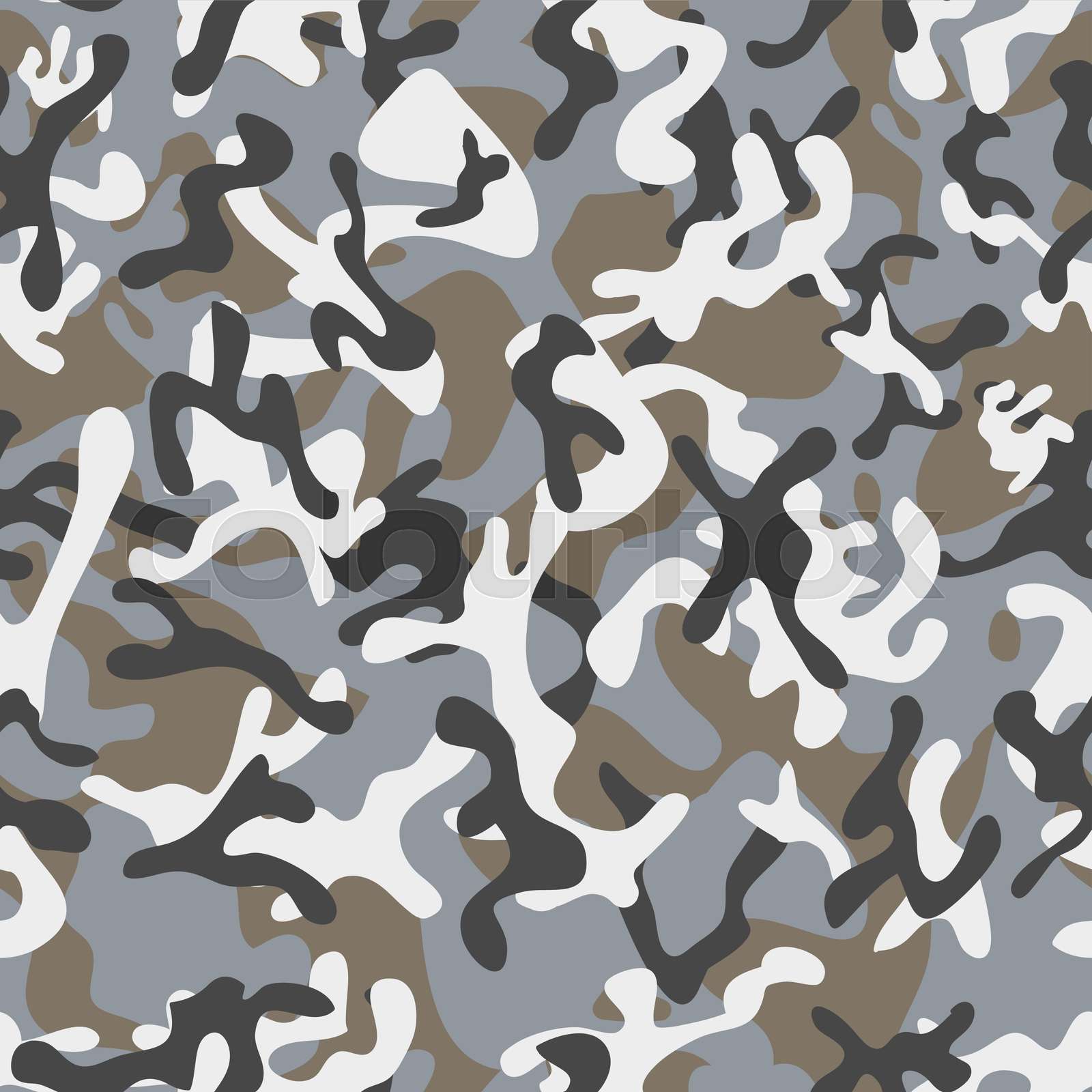 Forest Leaf Camouflage seamless patterns | Stock vector | Colourbox