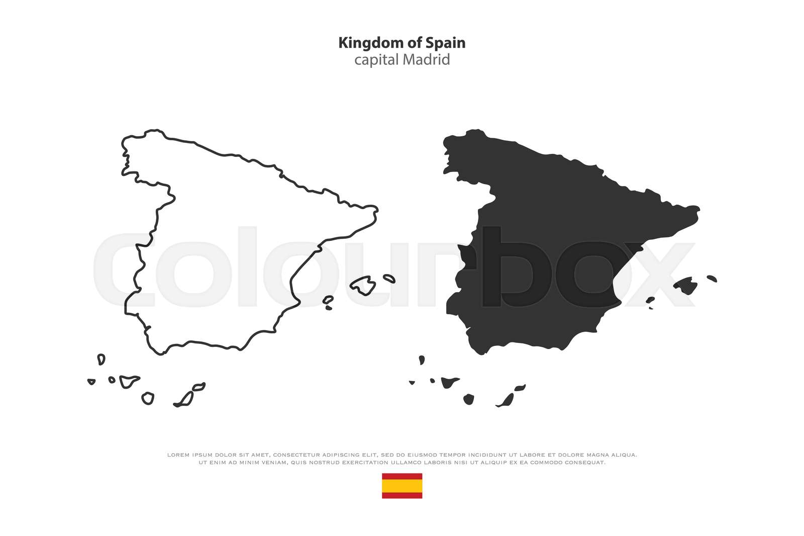 spain | Stock vector | Colourbox