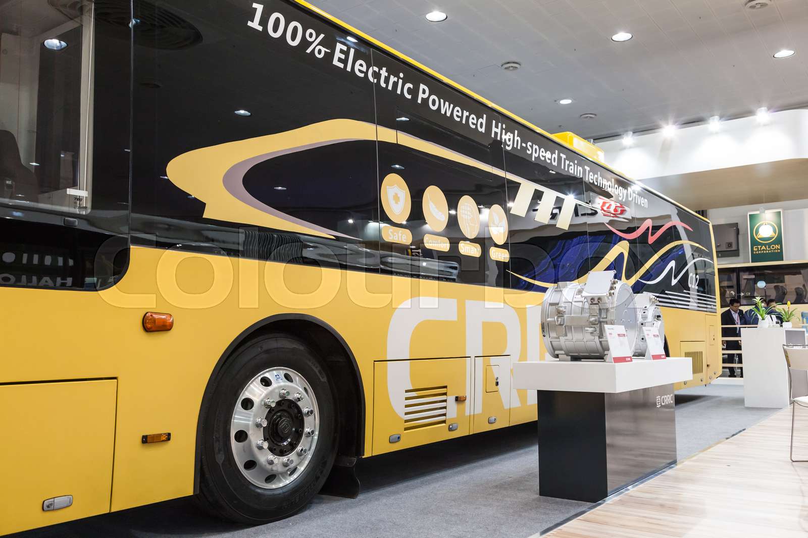 CRRC electric city bus | Stock image | Colourbox