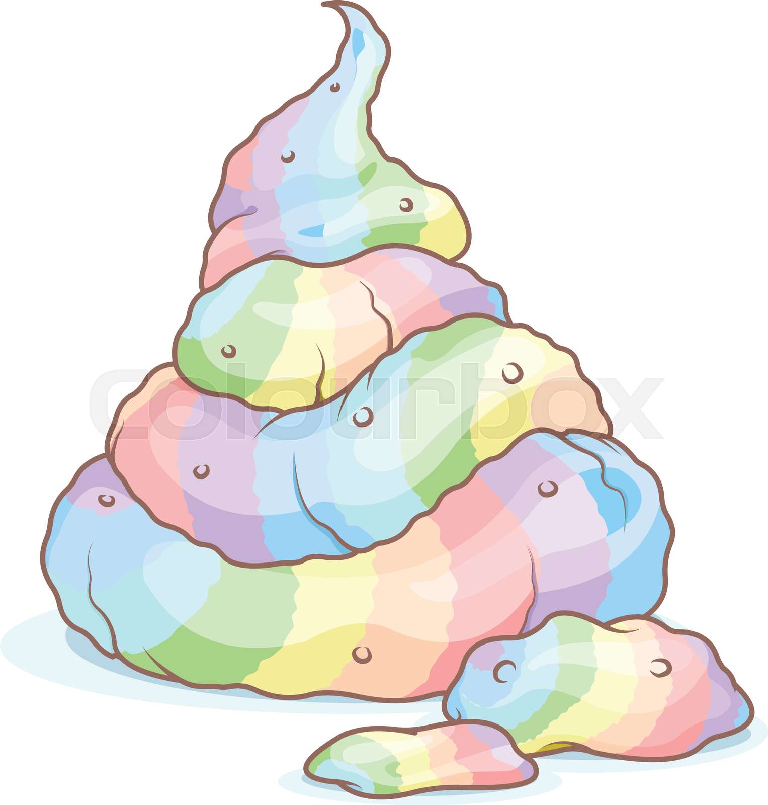 Unicorn Poop | Stock vector | Colourbox