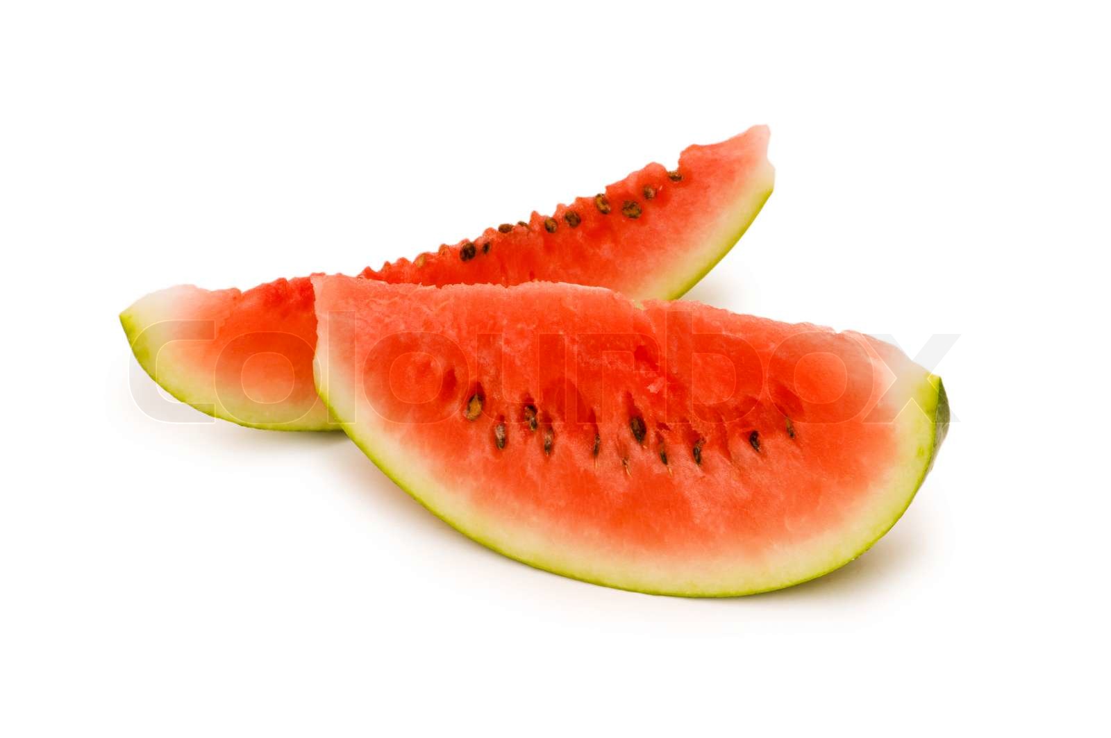 Vand melon isoleret på den hvide baggrund | Stock foto | Colourbox
