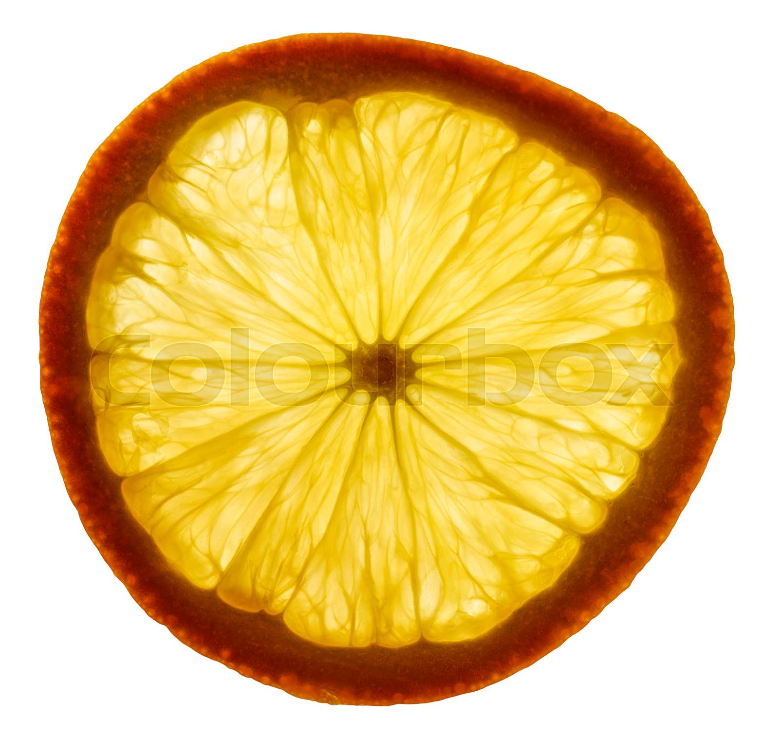 orange cross section | Stock image | Colourbox