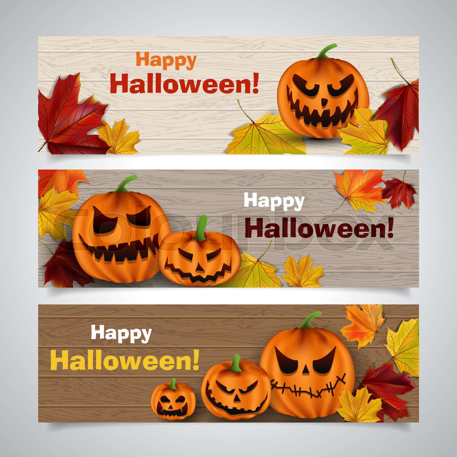 autumn headers | Stock vector | Colourbox