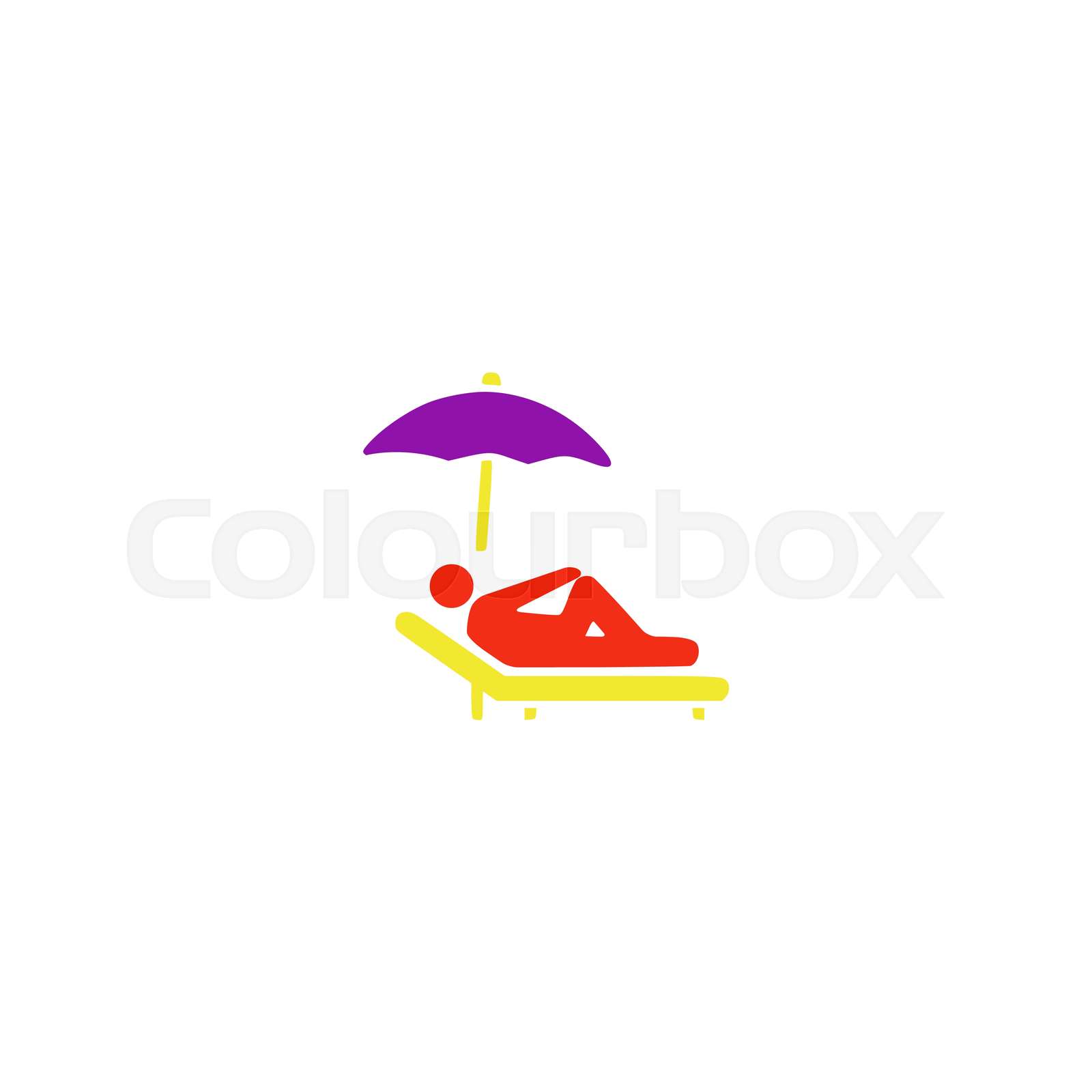 Relax Icon Vector | Stock vector | Colourbox
