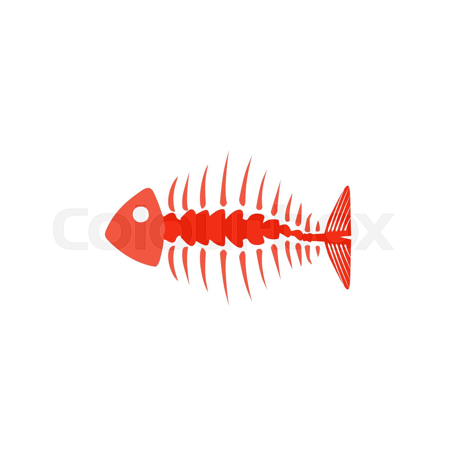 Fishbone Icon Vector | Stock vector | Colourbox