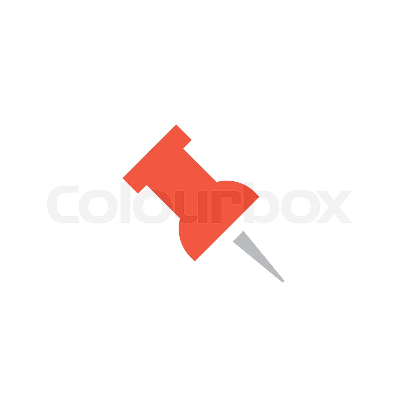 stecknadel, hinzufügen, anbringung | Stock-Vektor | Colourbox