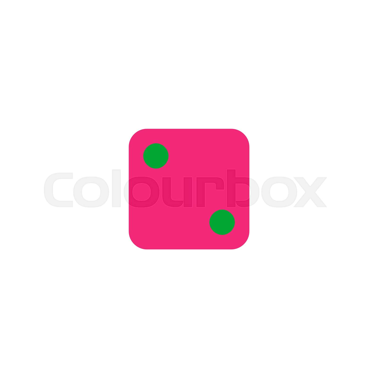 Dice Icon Vector | Stock vector | Colourbox