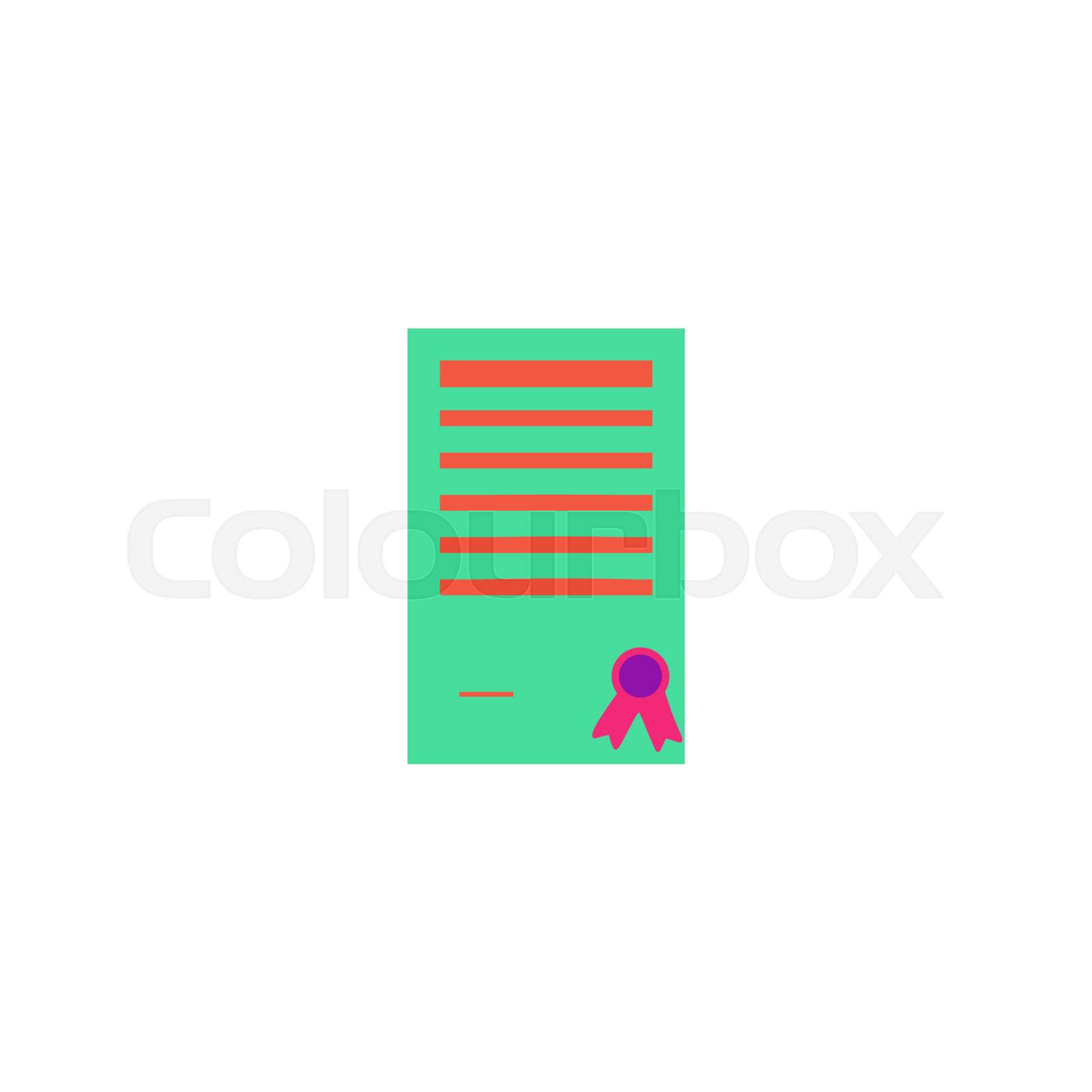 Charter Icon Vector | Stock vector | Colourbox