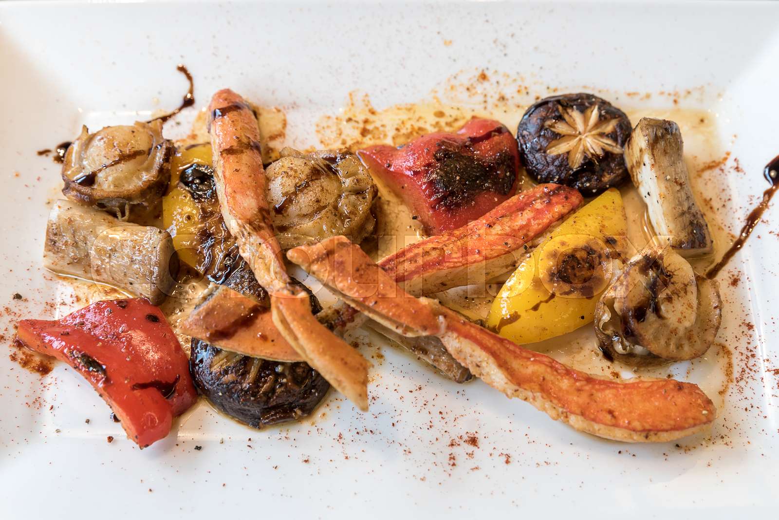 grilled taraba japanese king crab | Stock image | Colourbox