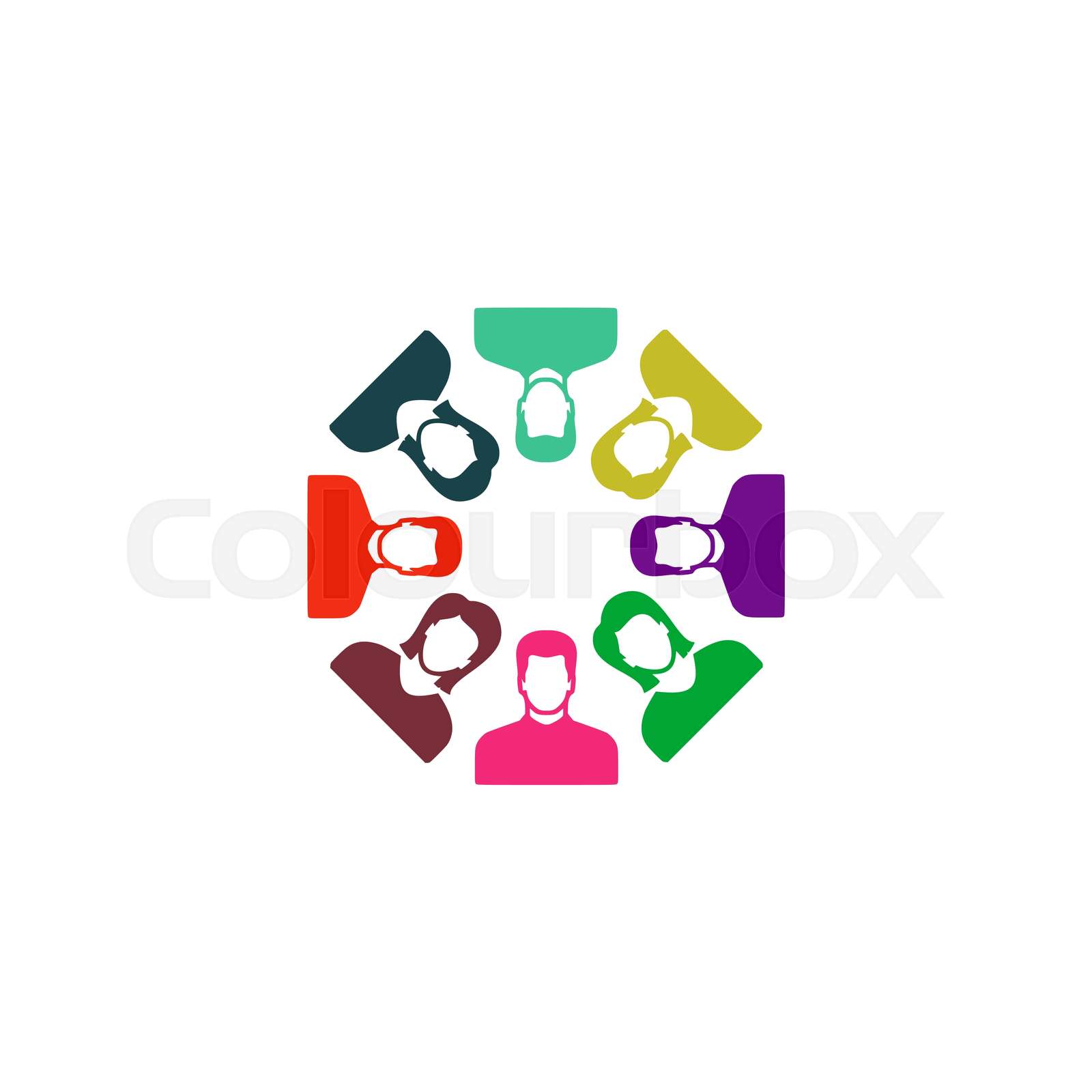 Team Icon Vector | Stock vector | Colourbox