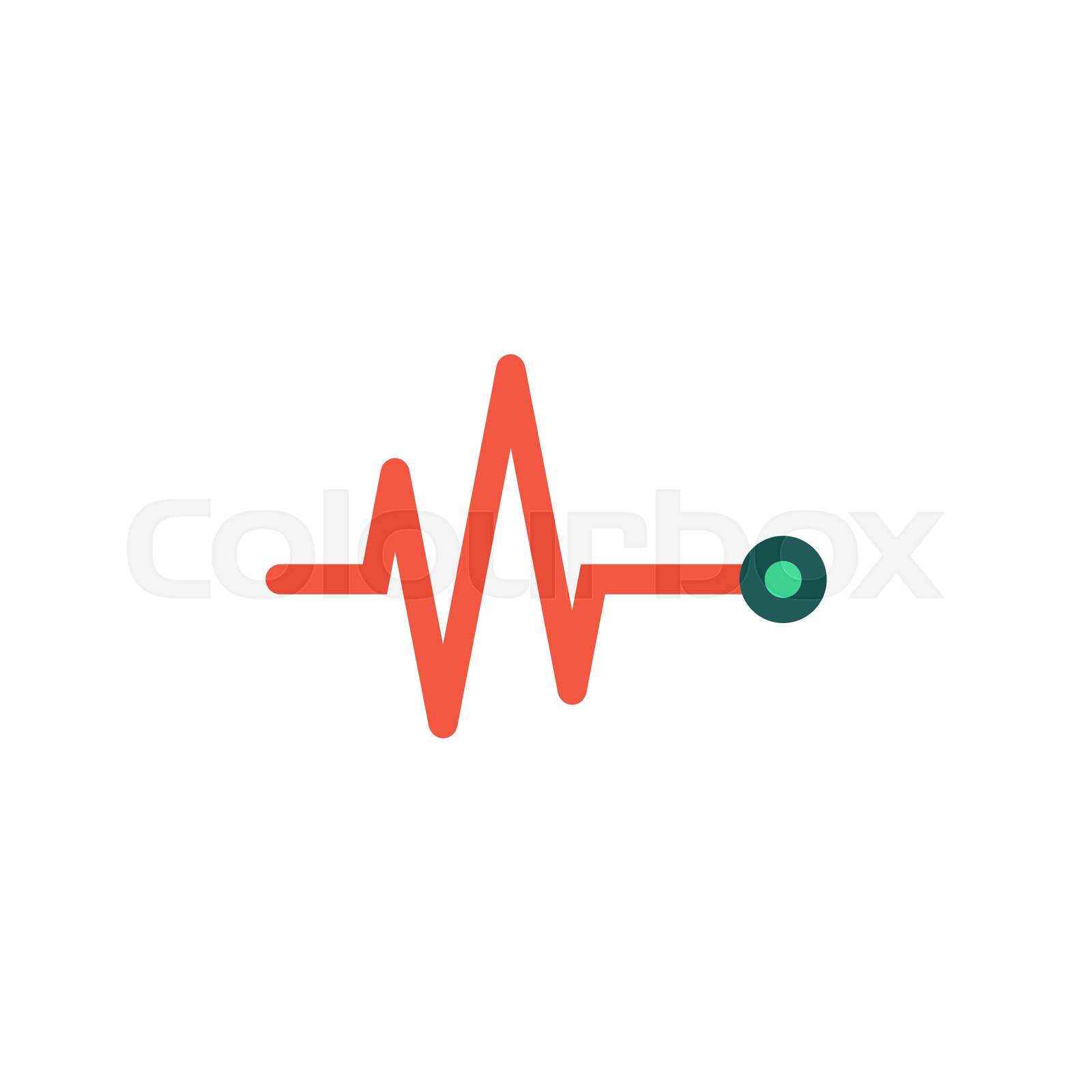 Pulse Icon Vector | Stock vector | Colourbox