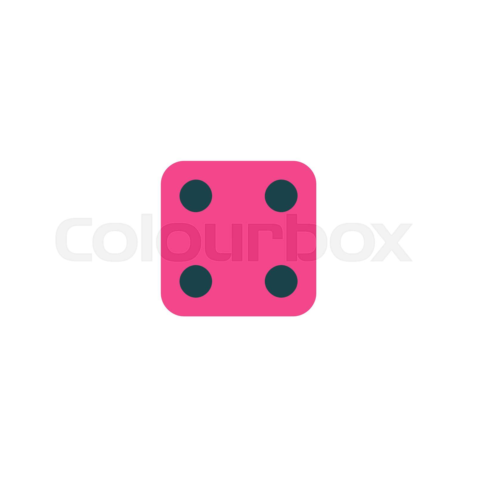 würfel, vier, 4 | Stock-Vektor | Colourbox