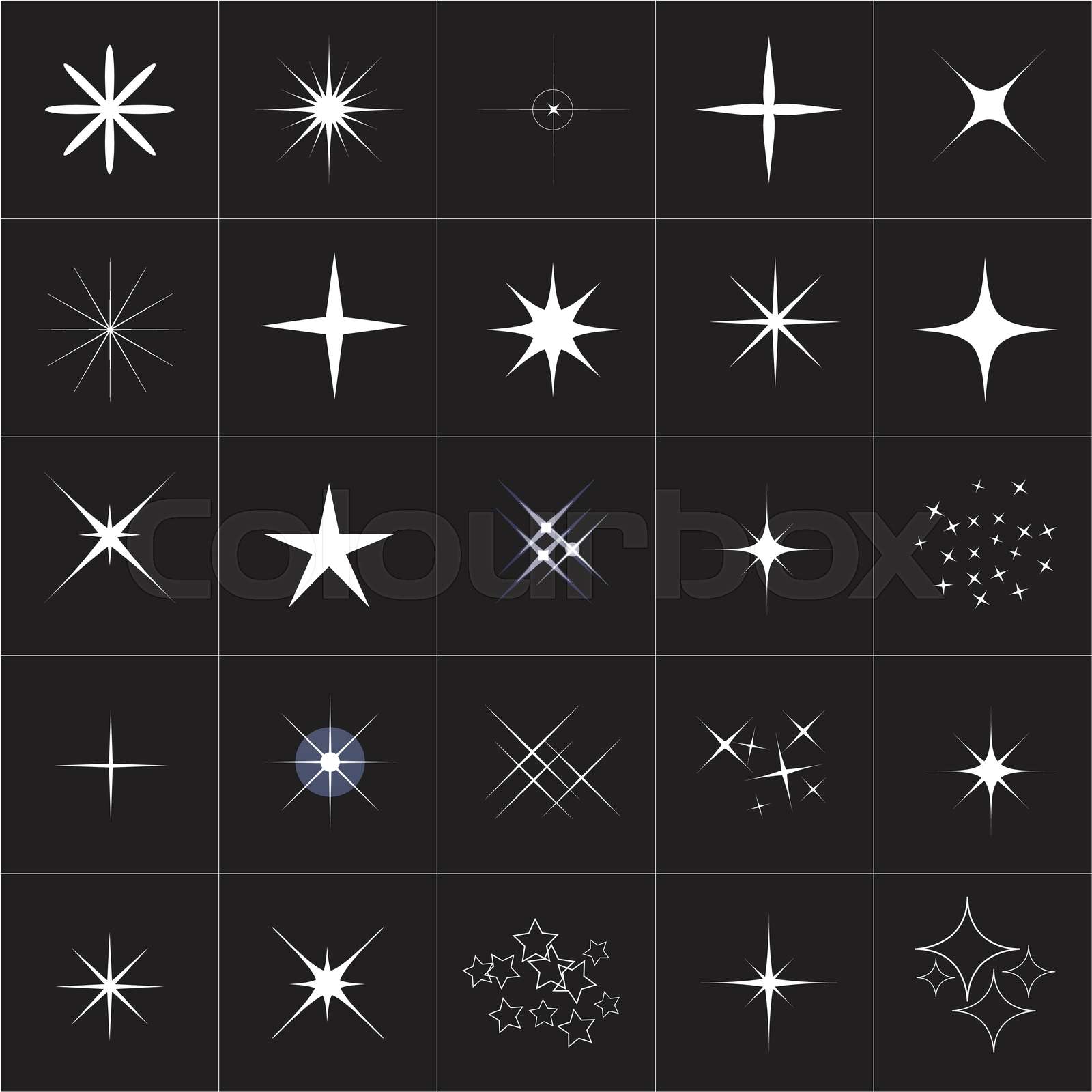 White Sparkle Vector