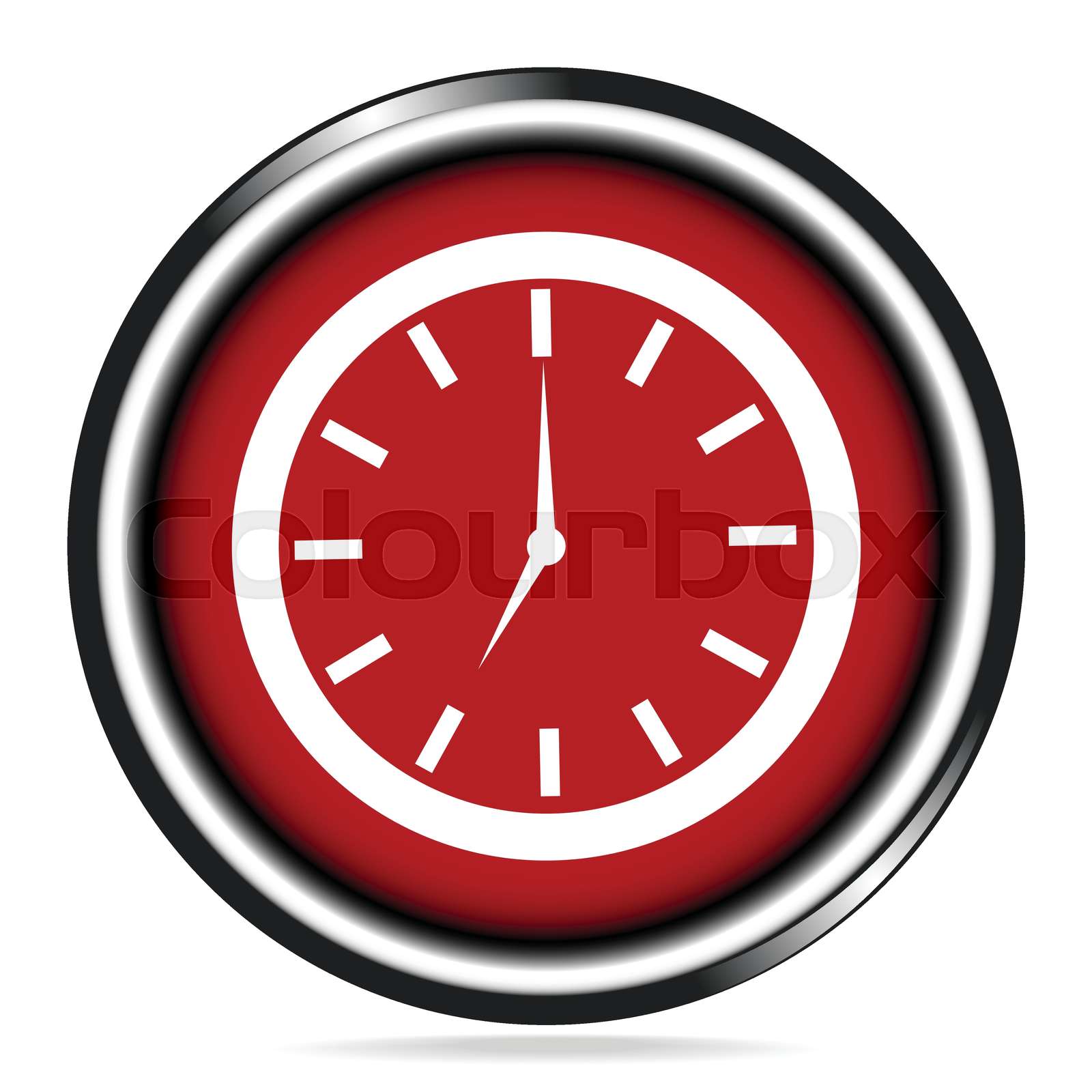 Clock, wake up sign button icon | Stock vector | Colourbox