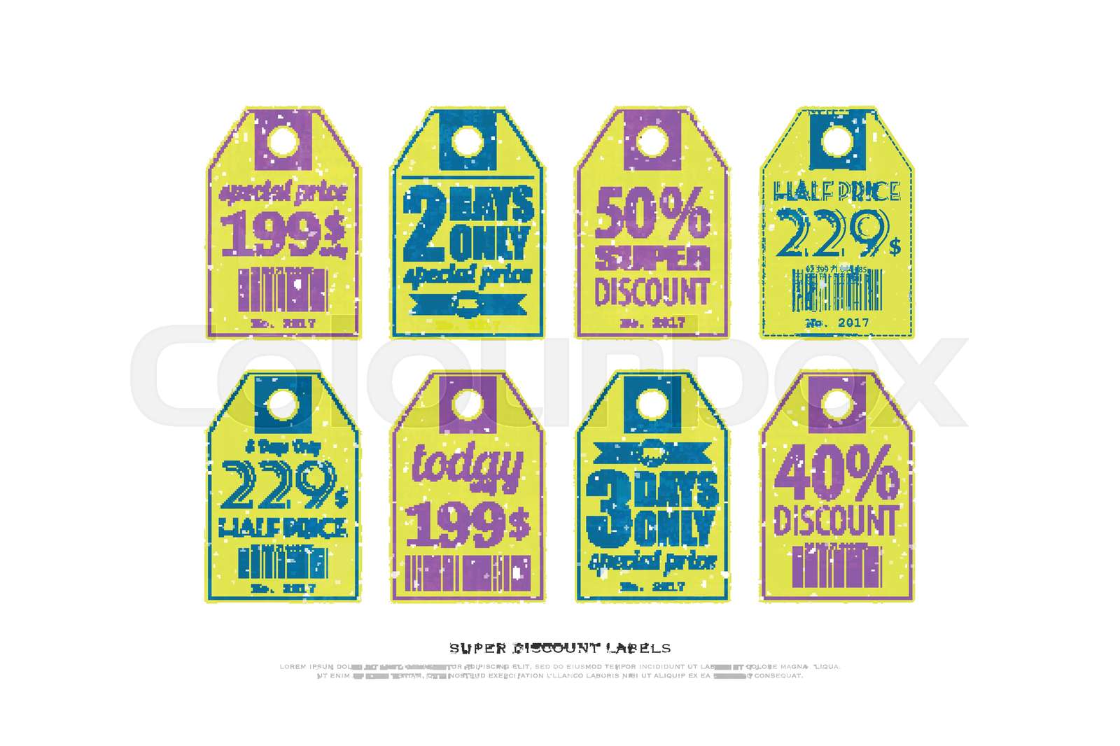 super labels | Stock vector | Colourbox