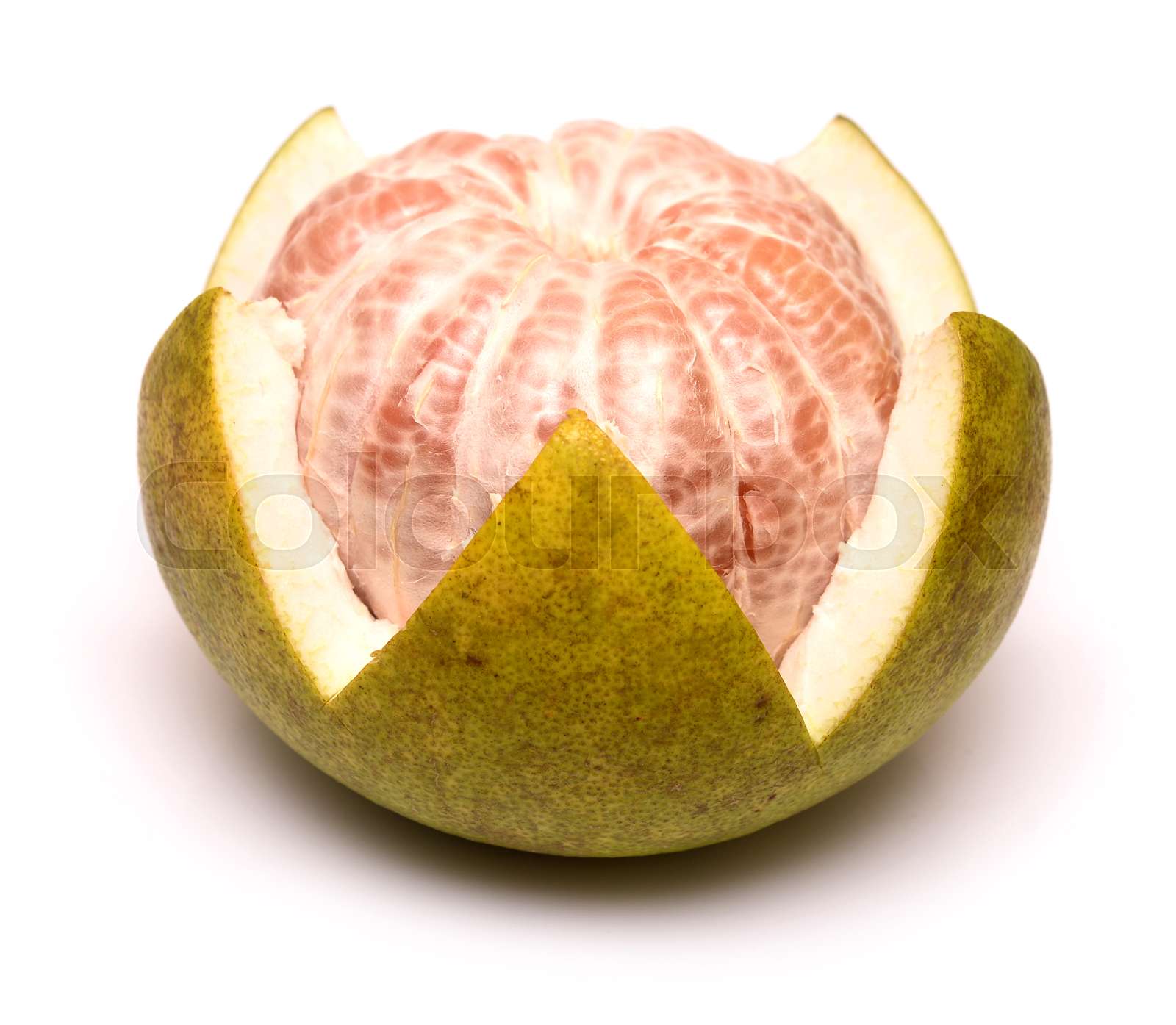pomelo on white | Stock image | Colourbox