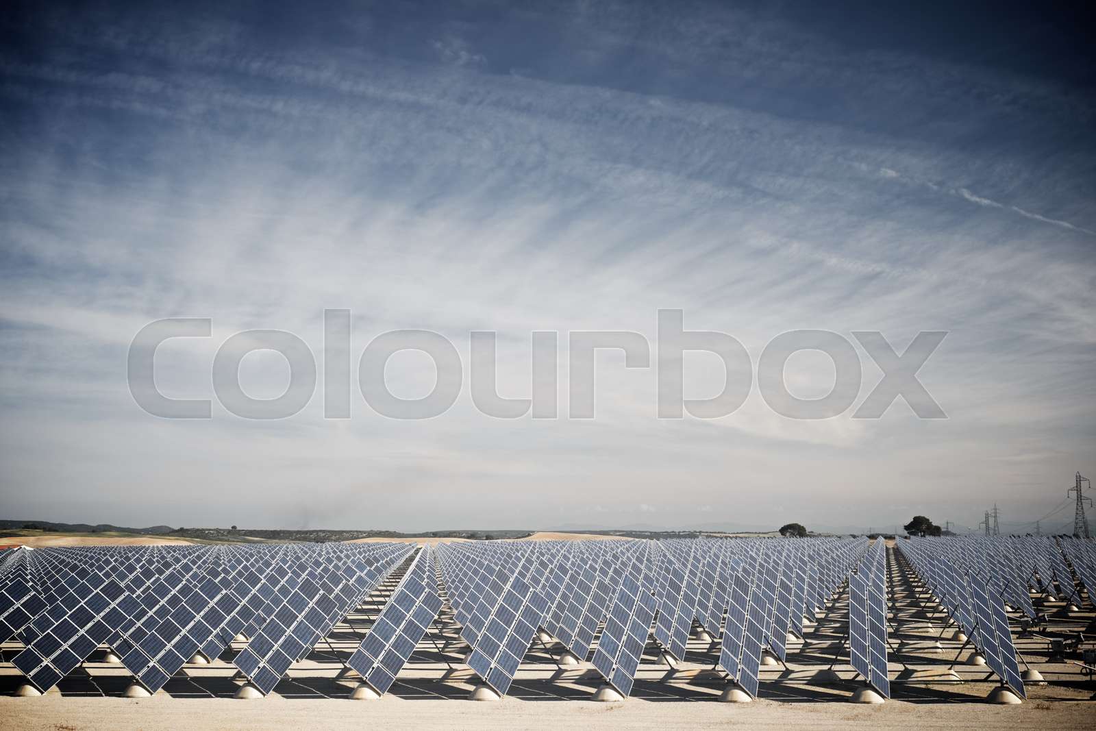 Solar energy | Stock image | Colourbox