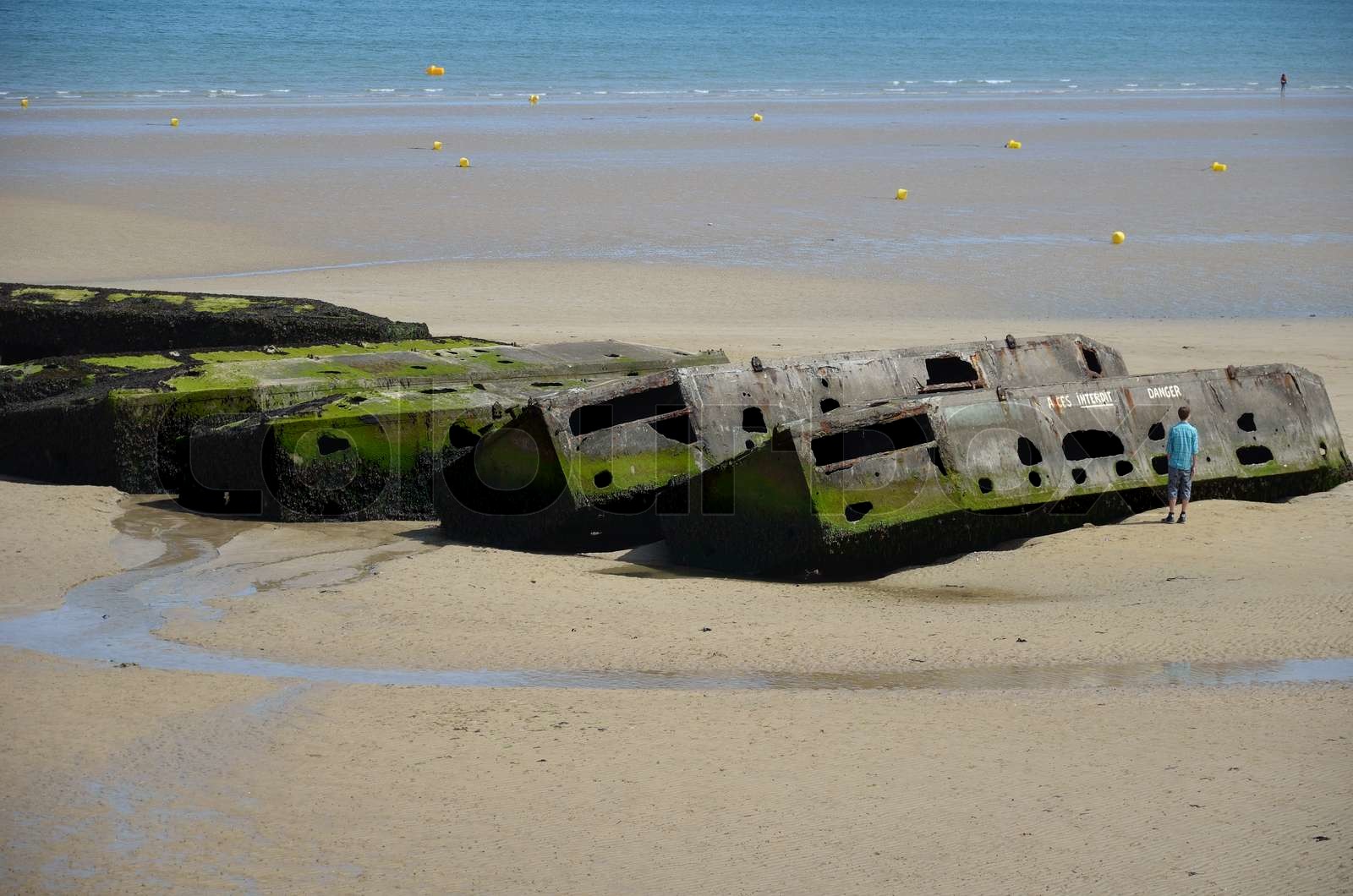The Remains of the Mulberry B harbour | Stock image | Colourbox