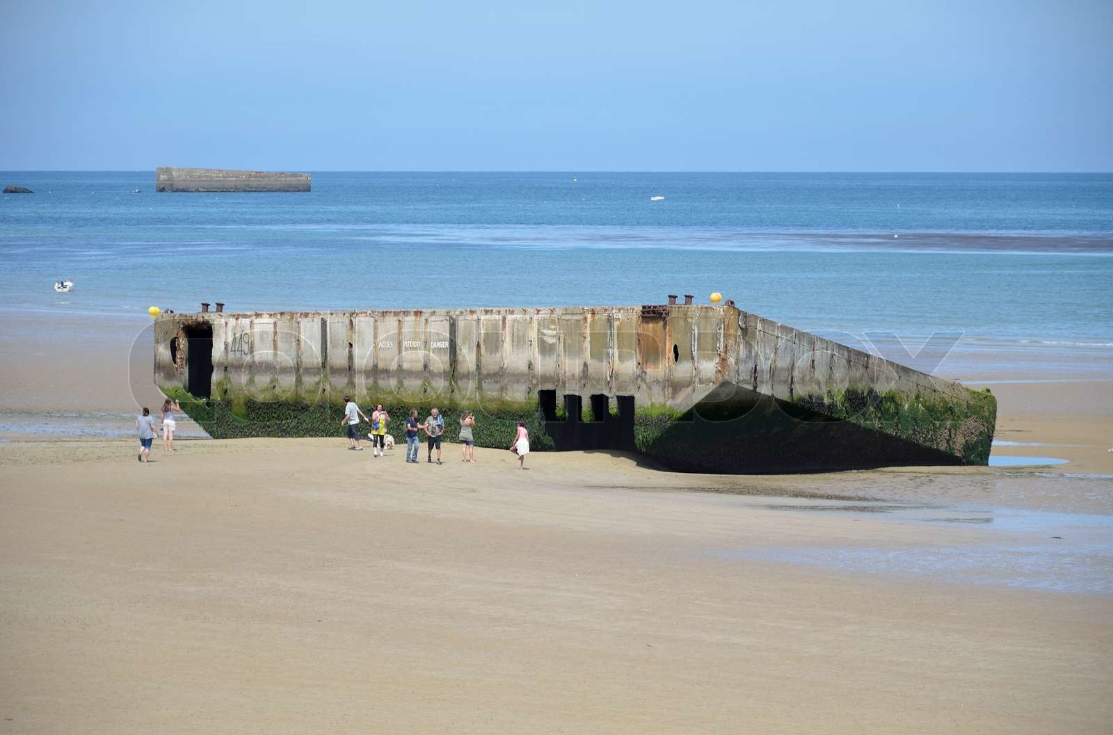 The Remains of the Mulberry B harbour | Stock image | Colourbox
