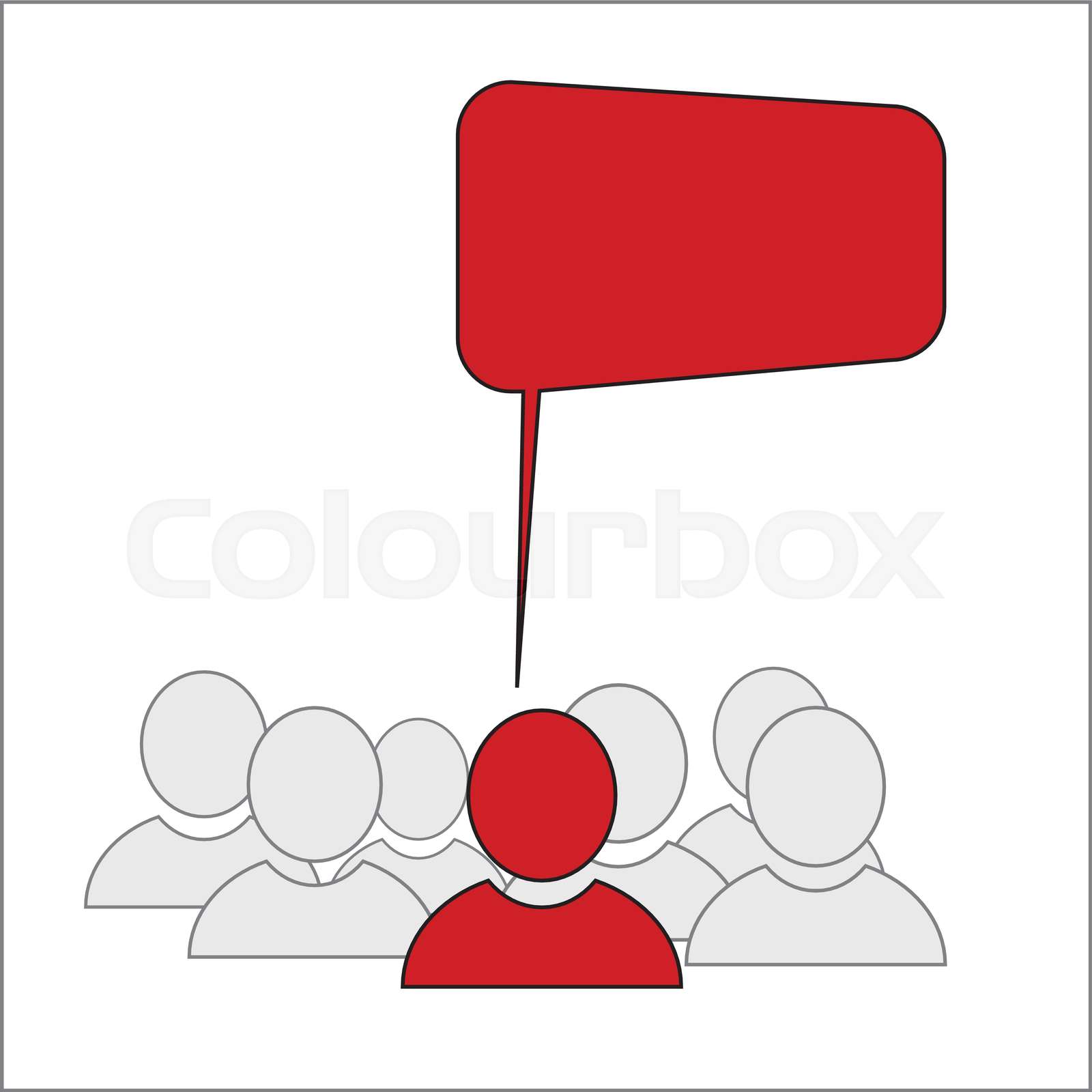 Opinion Leader | Stock vector | Colourbox