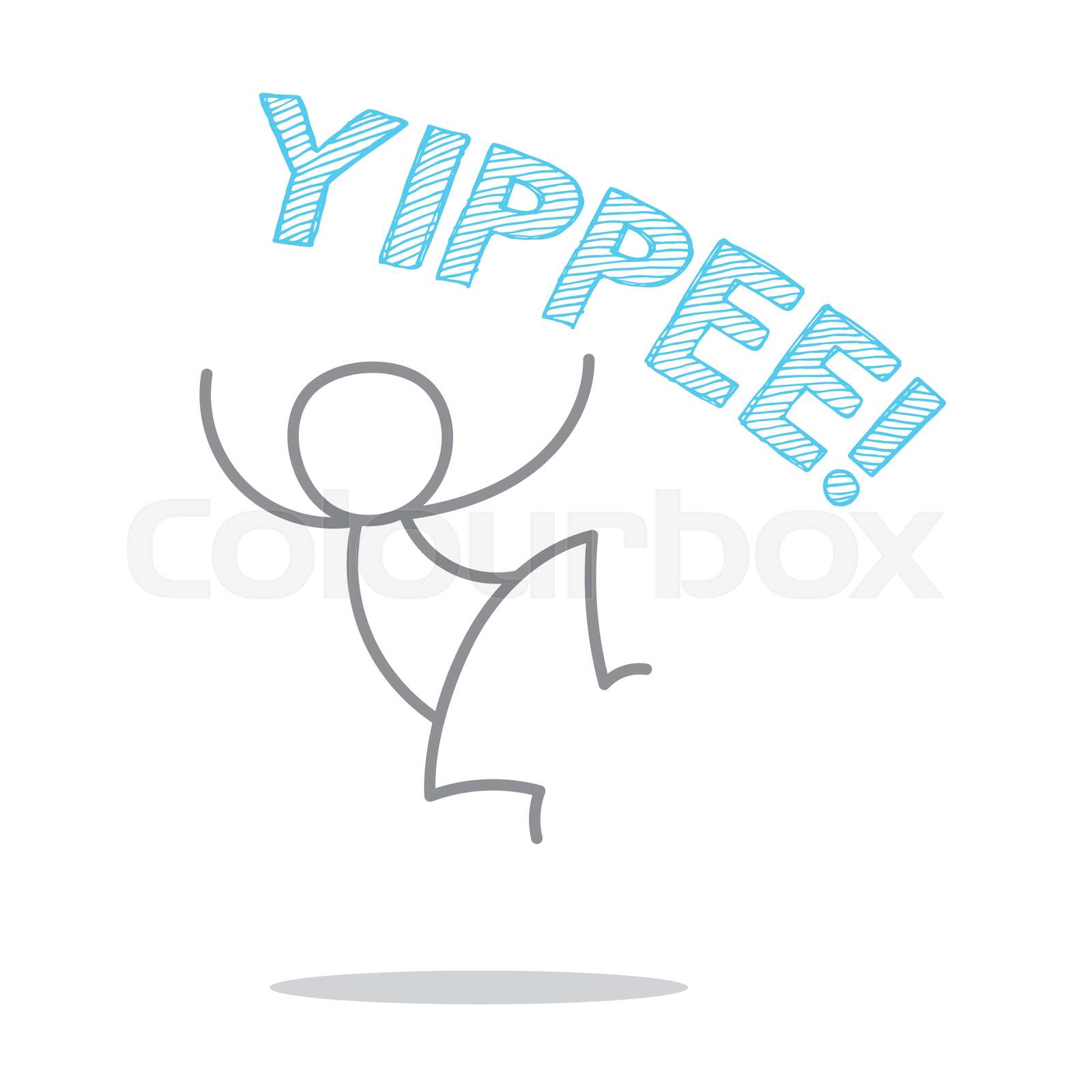 Yippee | Stock vector | Colourbox