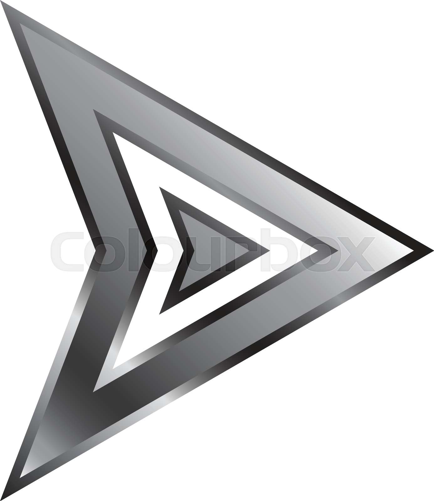 Arrow Symbol vector icon | Stock vector | Colourbox