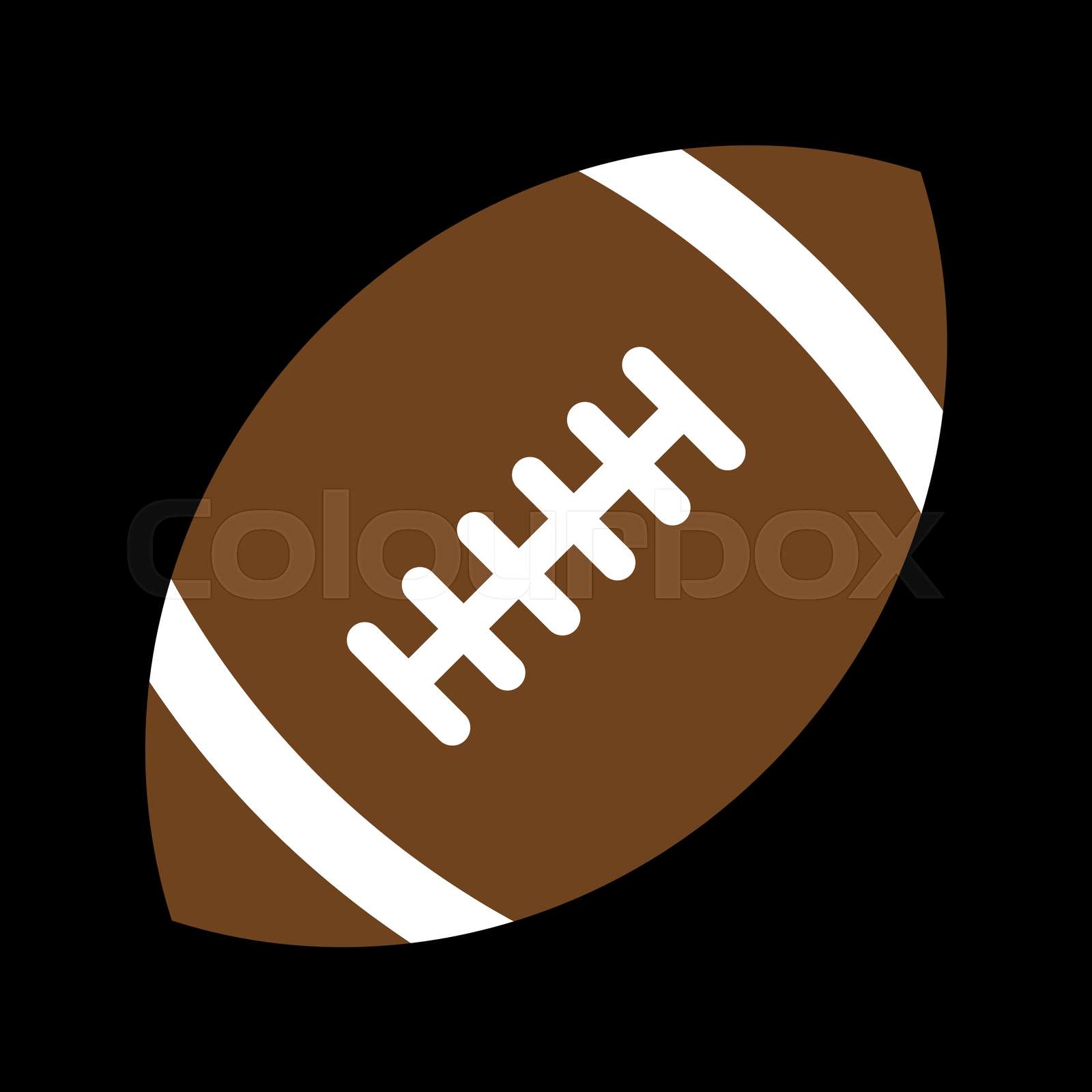 American Football logo vector icon | Stock vector | Colourbox