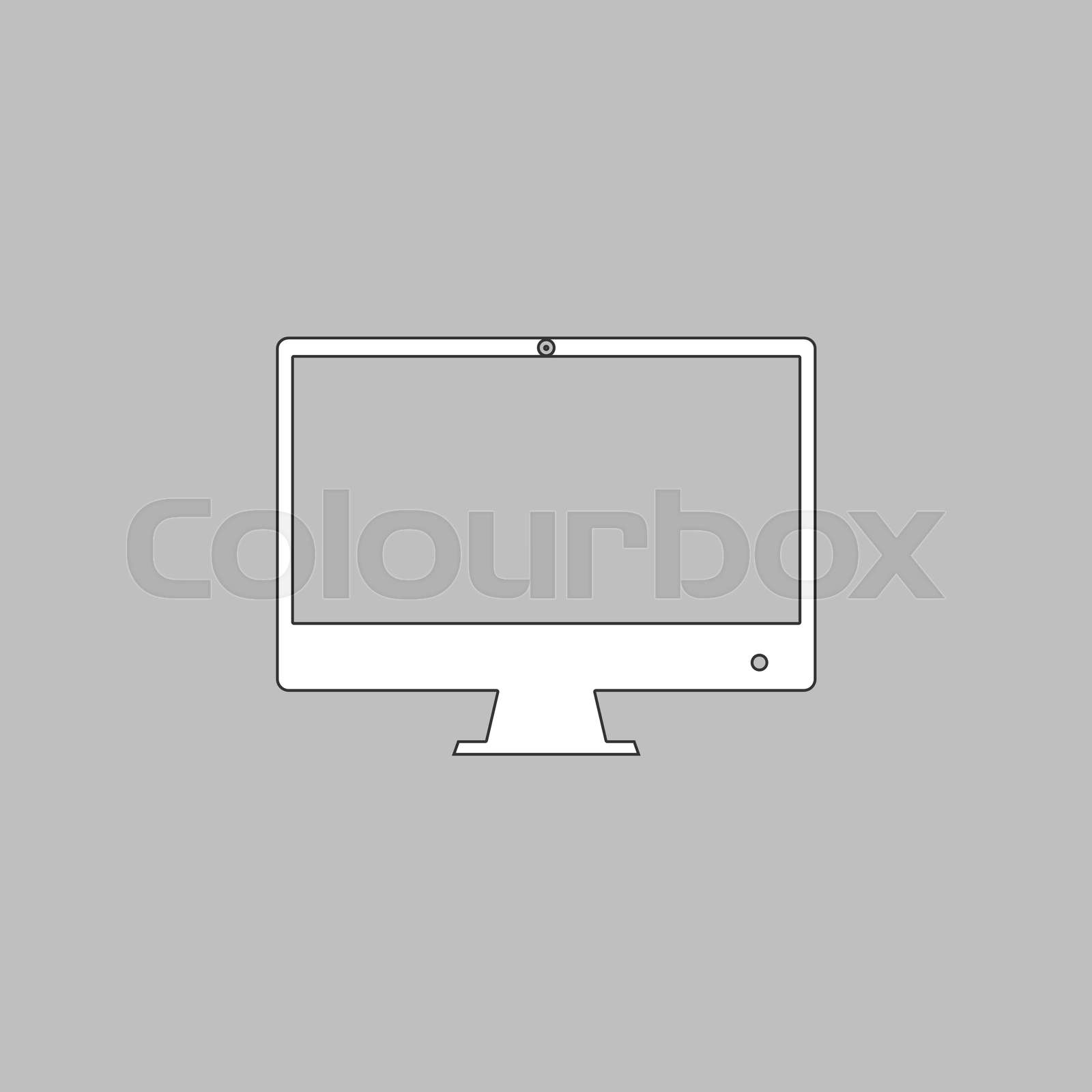 Computer display computer symbol | Stock vector | Colourbox