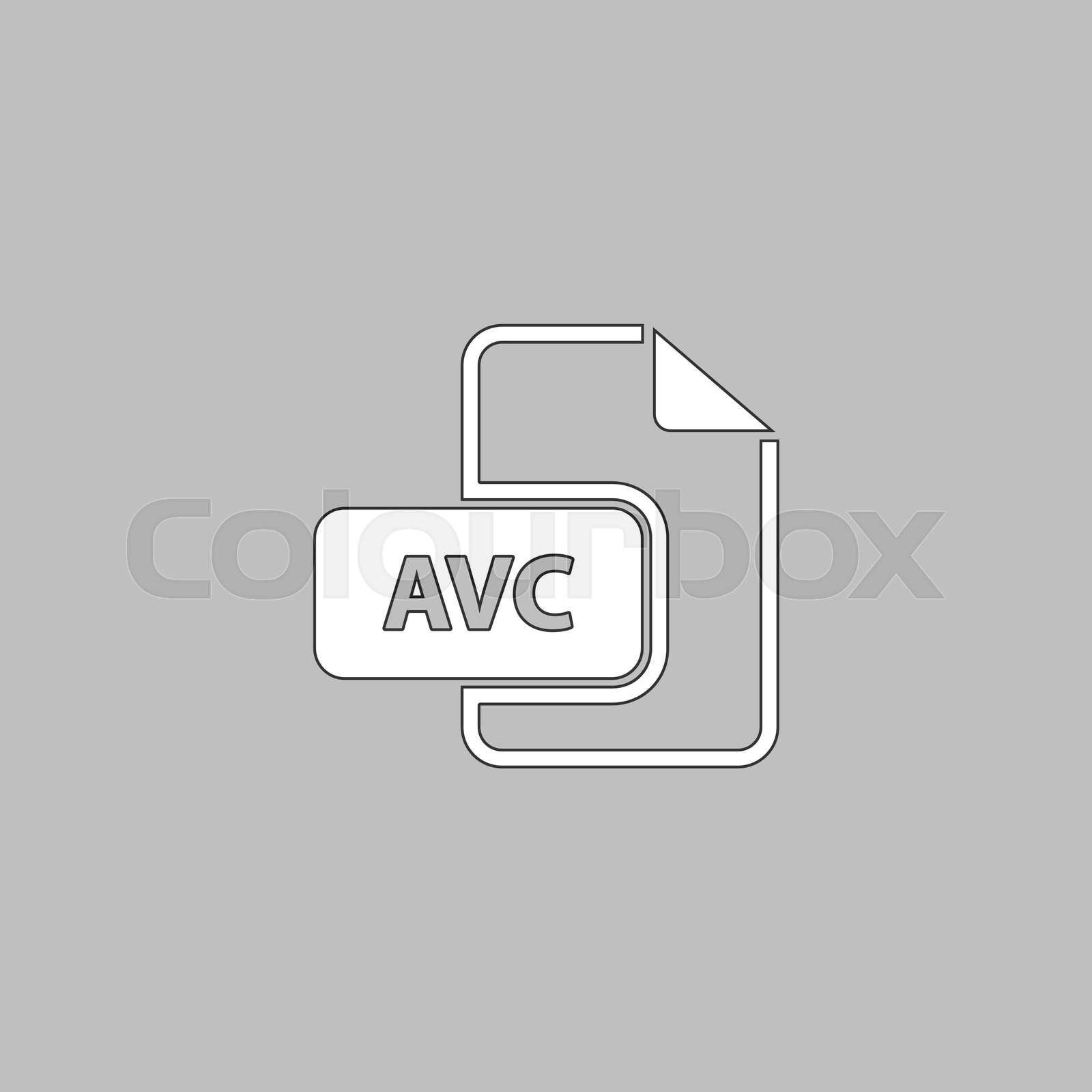 AVC computer symbol | Stock vector | Colourbox
