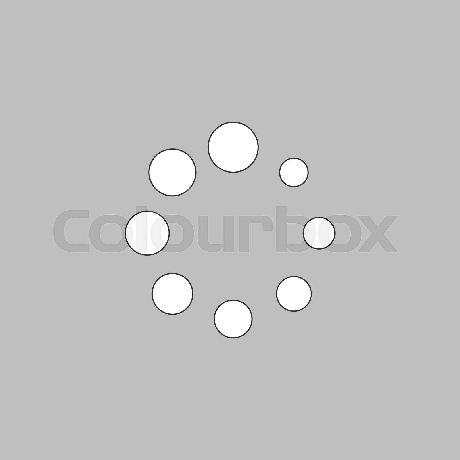 buffering computer symbol | Stock vector | Colourbox