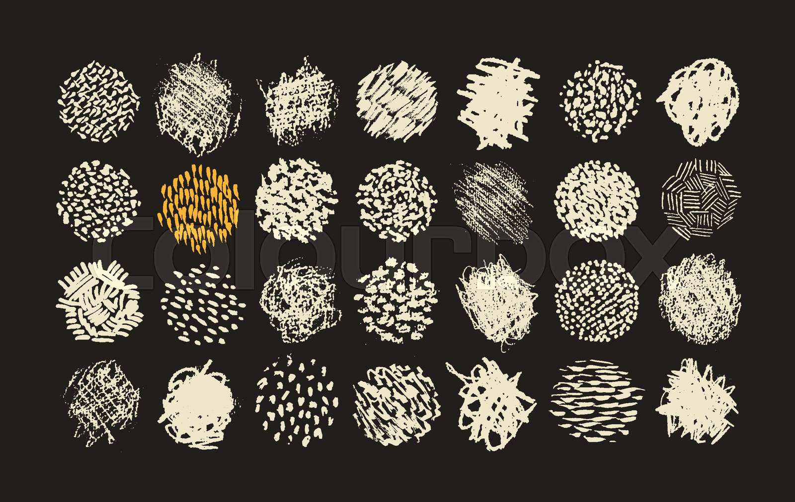 Pen and Pencil scribble brush pack, various textures for illustration ...